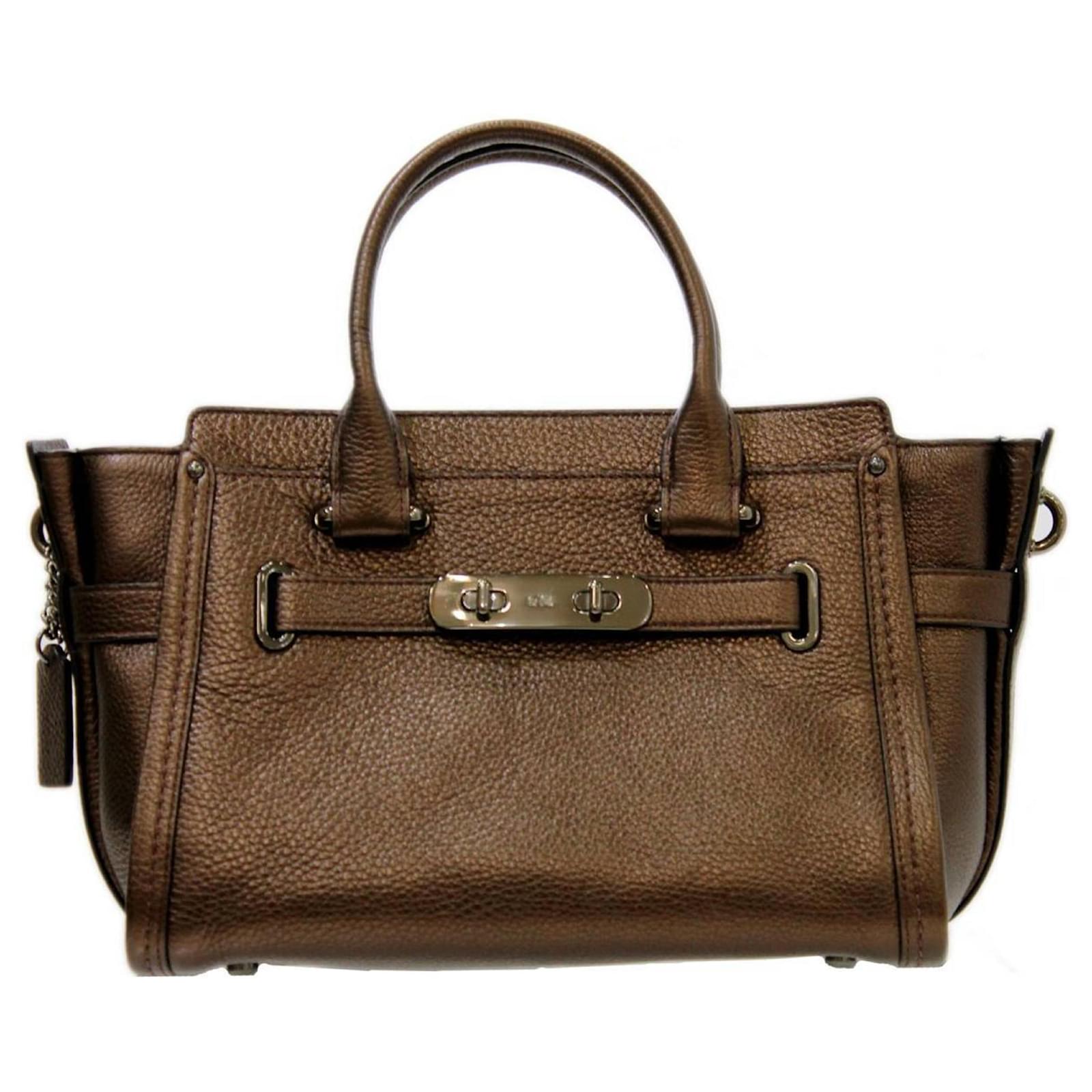 Coach Copper Leather ref.836521 - Joli Closet