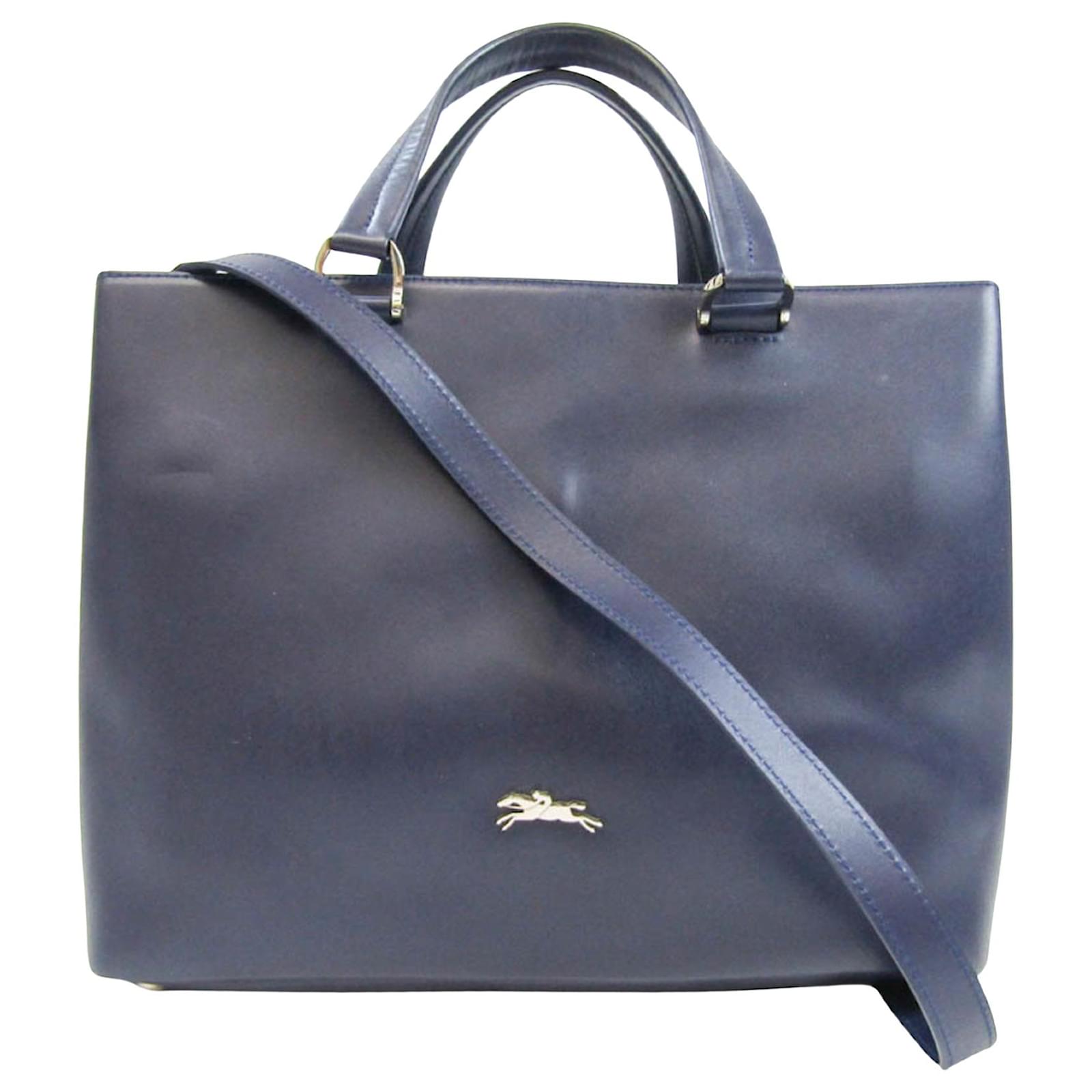 LONGCHAMP Navy blue Leather ref.836523 - Joli Closet