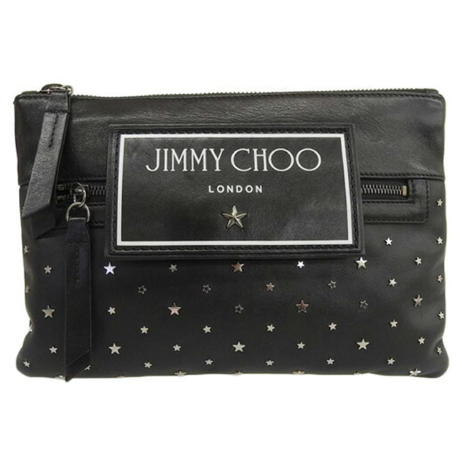 Jimmy Choo DEREK Black Leather ref.836524 - Joli Closet