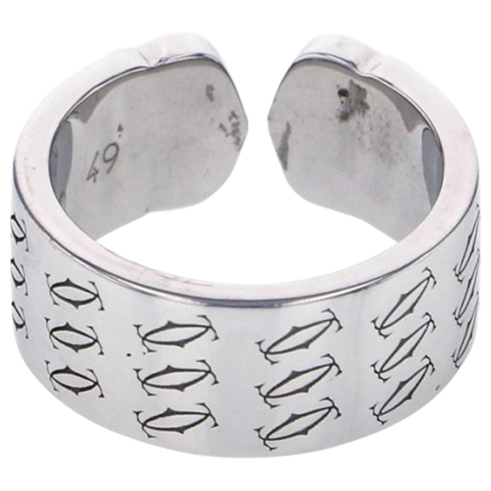 cartier 2C C2 Or blanc ref.836605 - Joli Closet