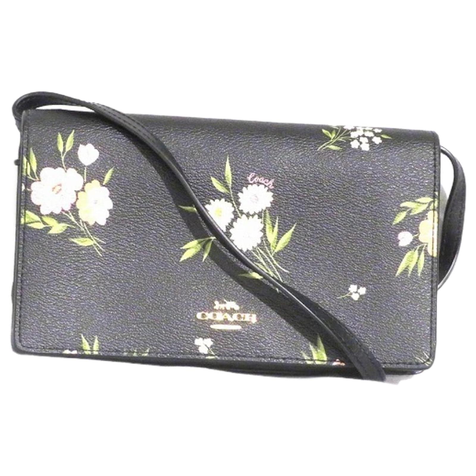 Coach Black Leather ref.836662 - Joli Closet