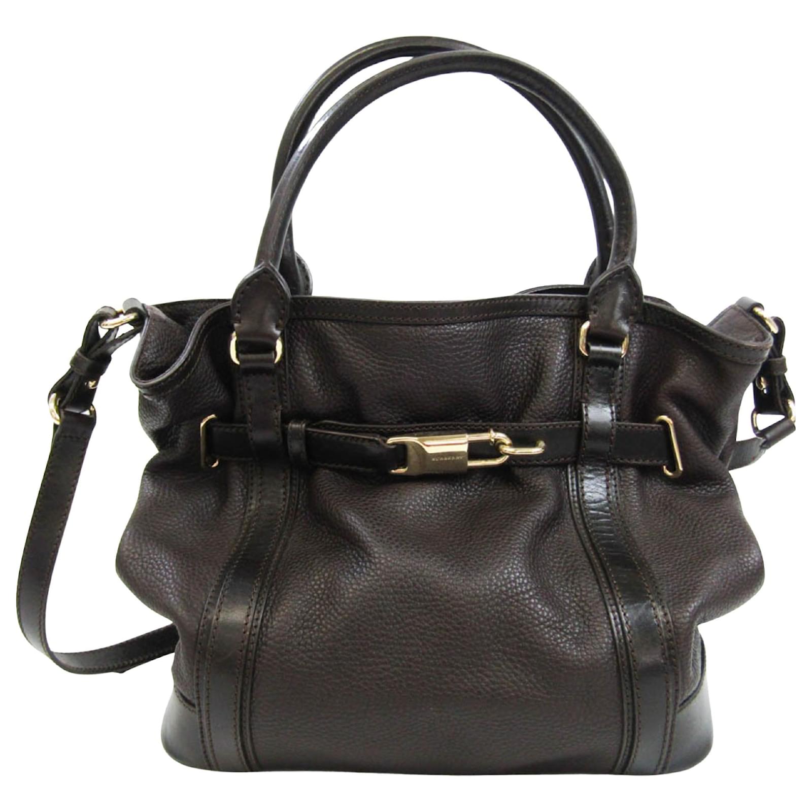 BURBERRY Brown Leather ref.836678 - Joli Closet