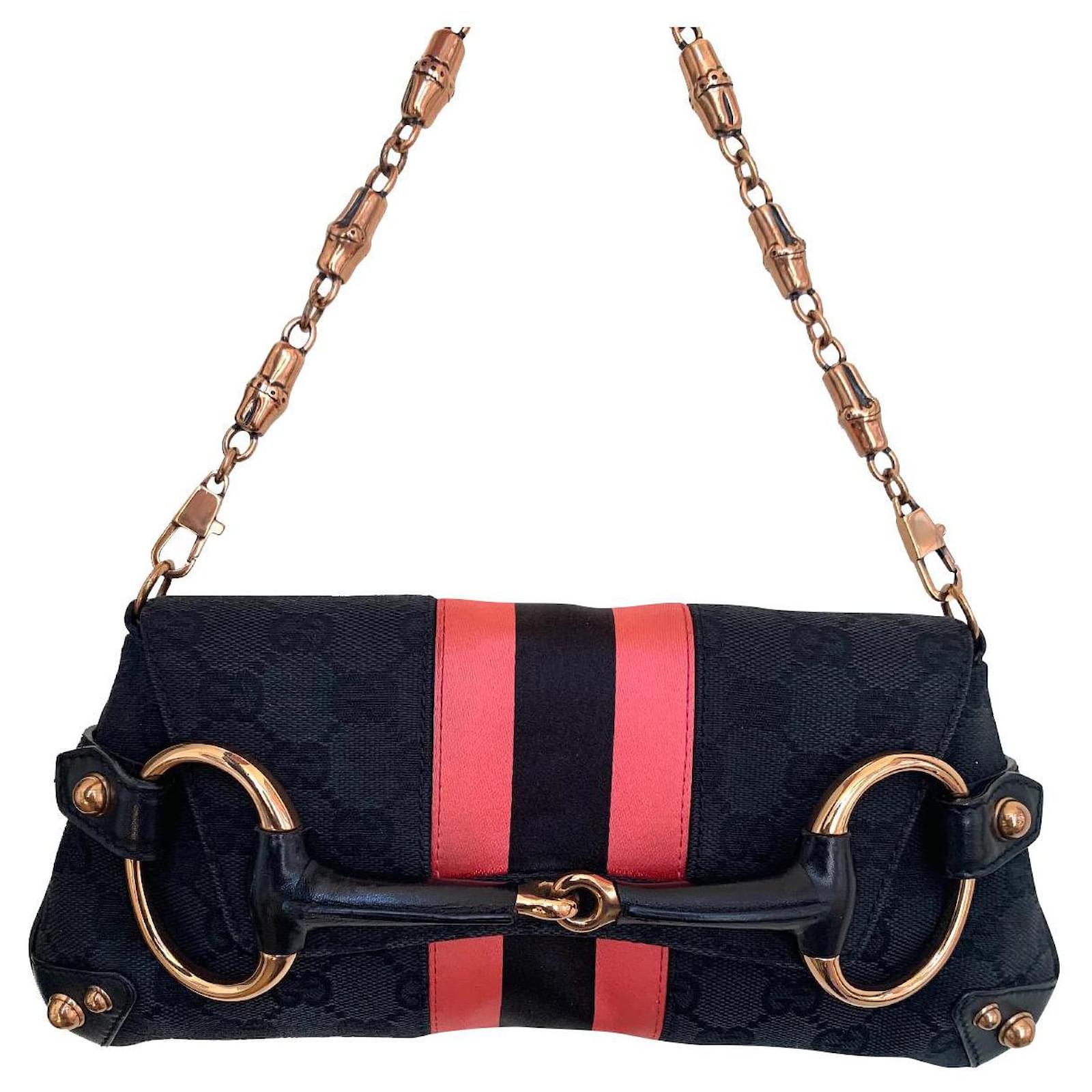 Gucci Handbags Black Pink Cloth ref.838871 - Joli Closet