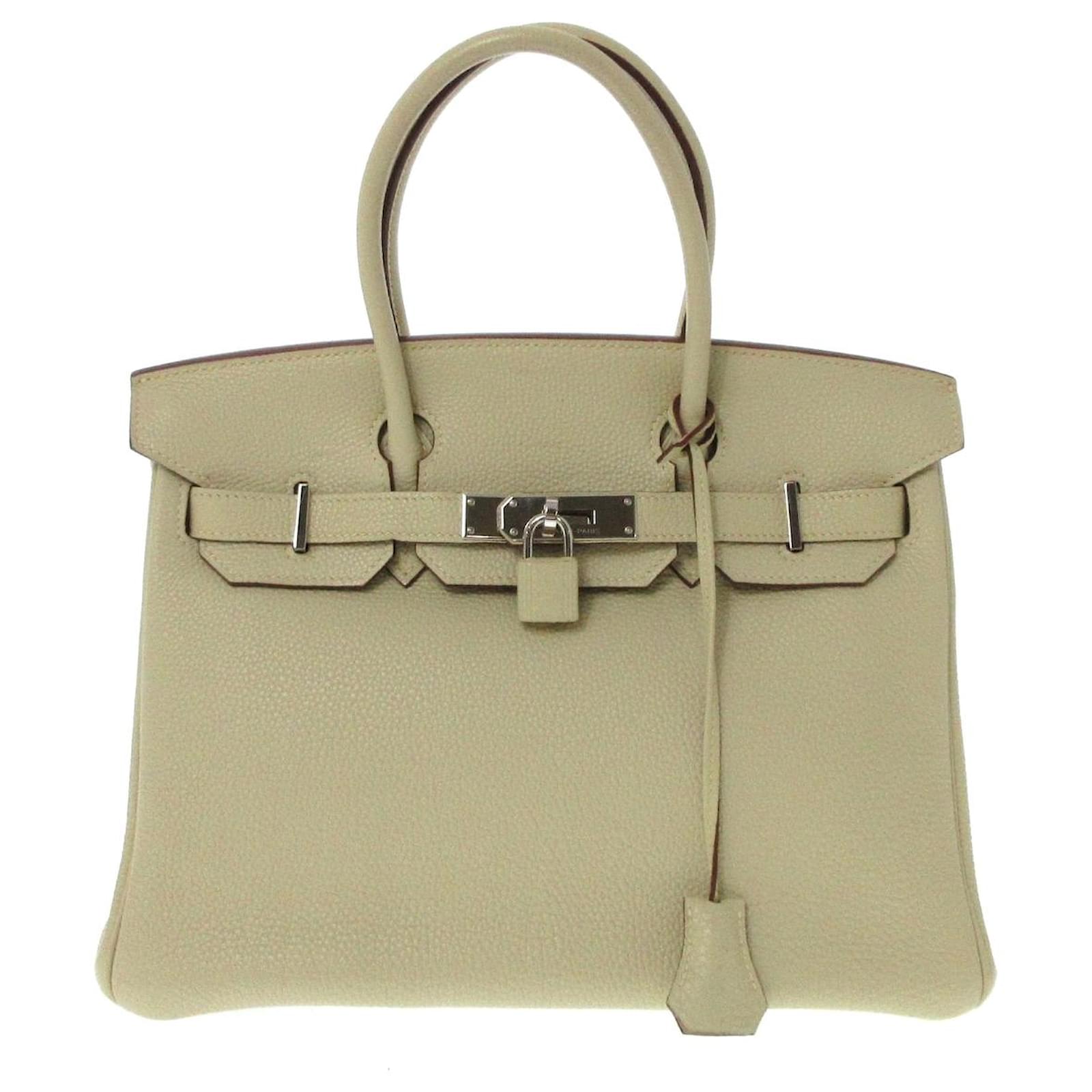 Hermès Birkin 30 Cream Leather ref.839210 - Joli Closet