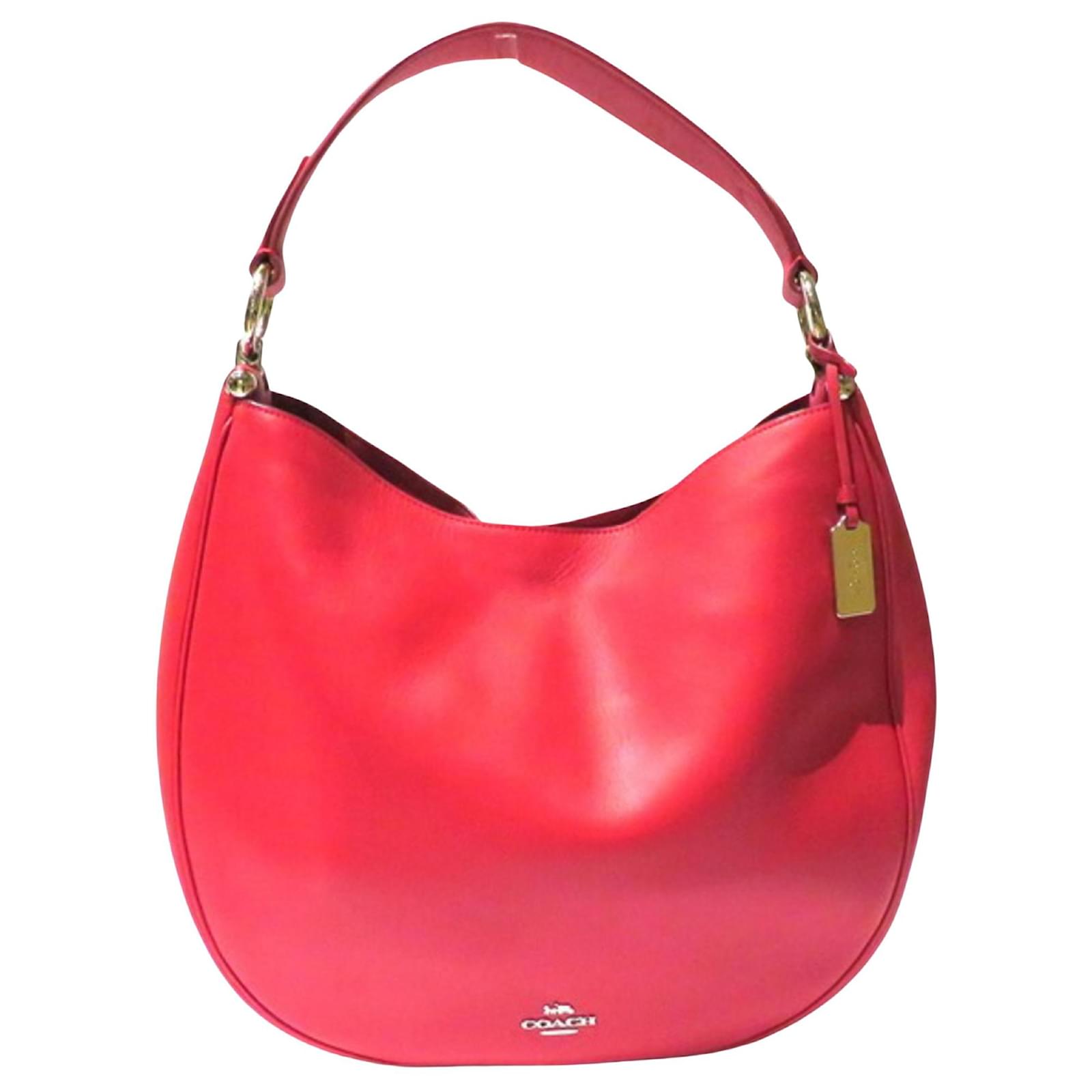 Coach Red Leather ref.840107 - Joli Closet