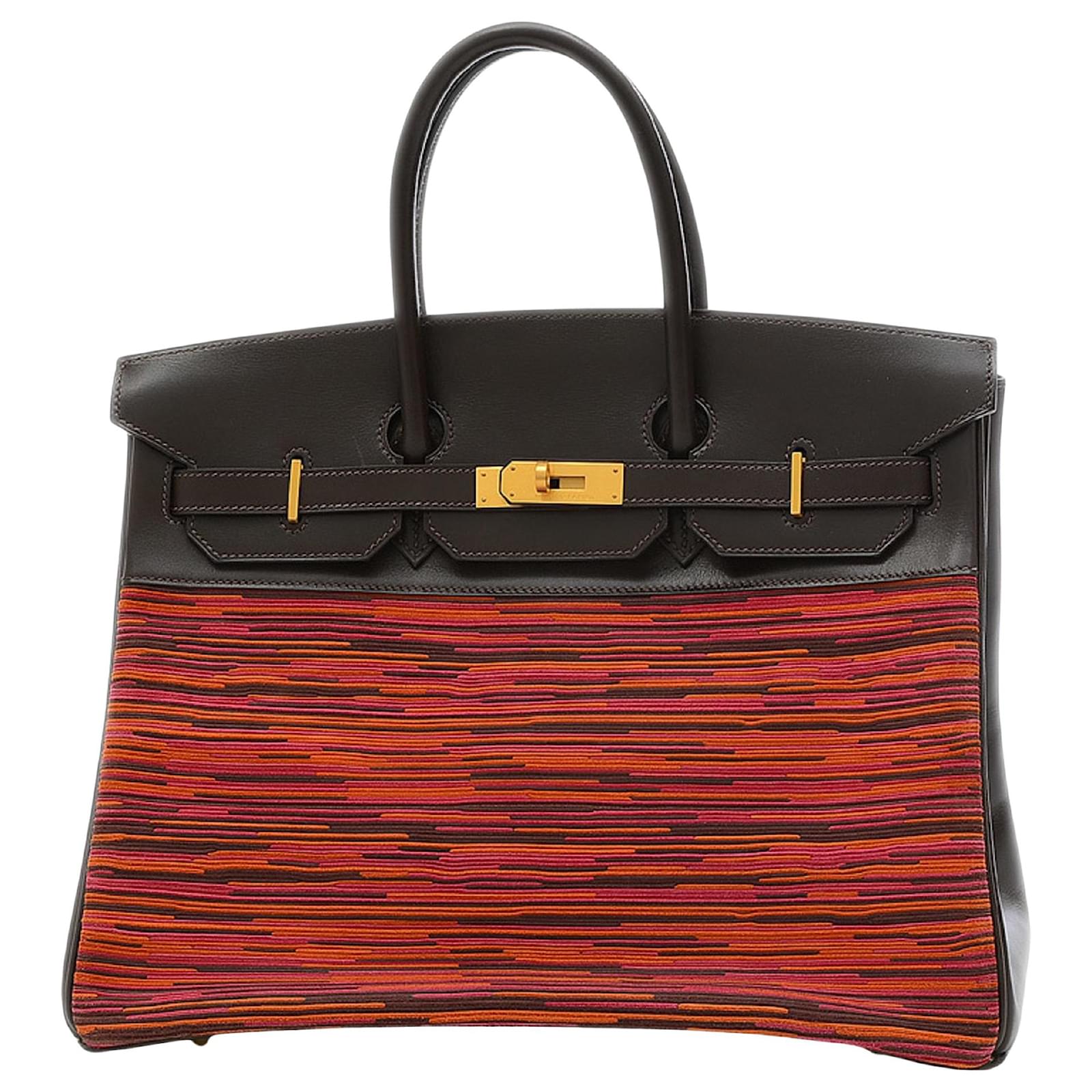 Hermès HERMES BIRKIN 35 Multiple colors Leather ref.840444 - Joli Closet