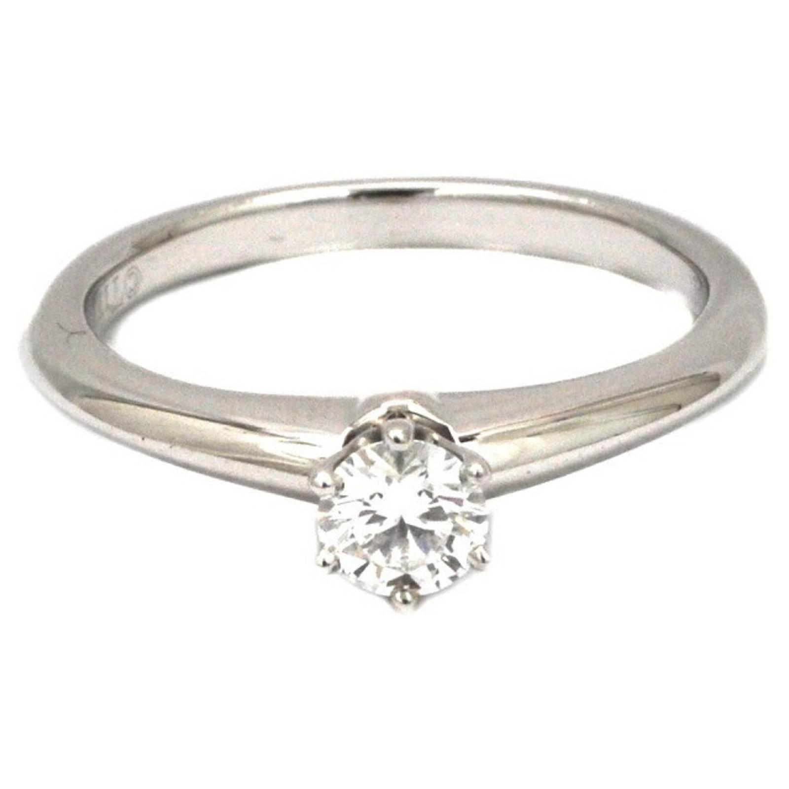 Tiffany & Co Solitaire Silvery Platinum ref.841407 - Joli Closet