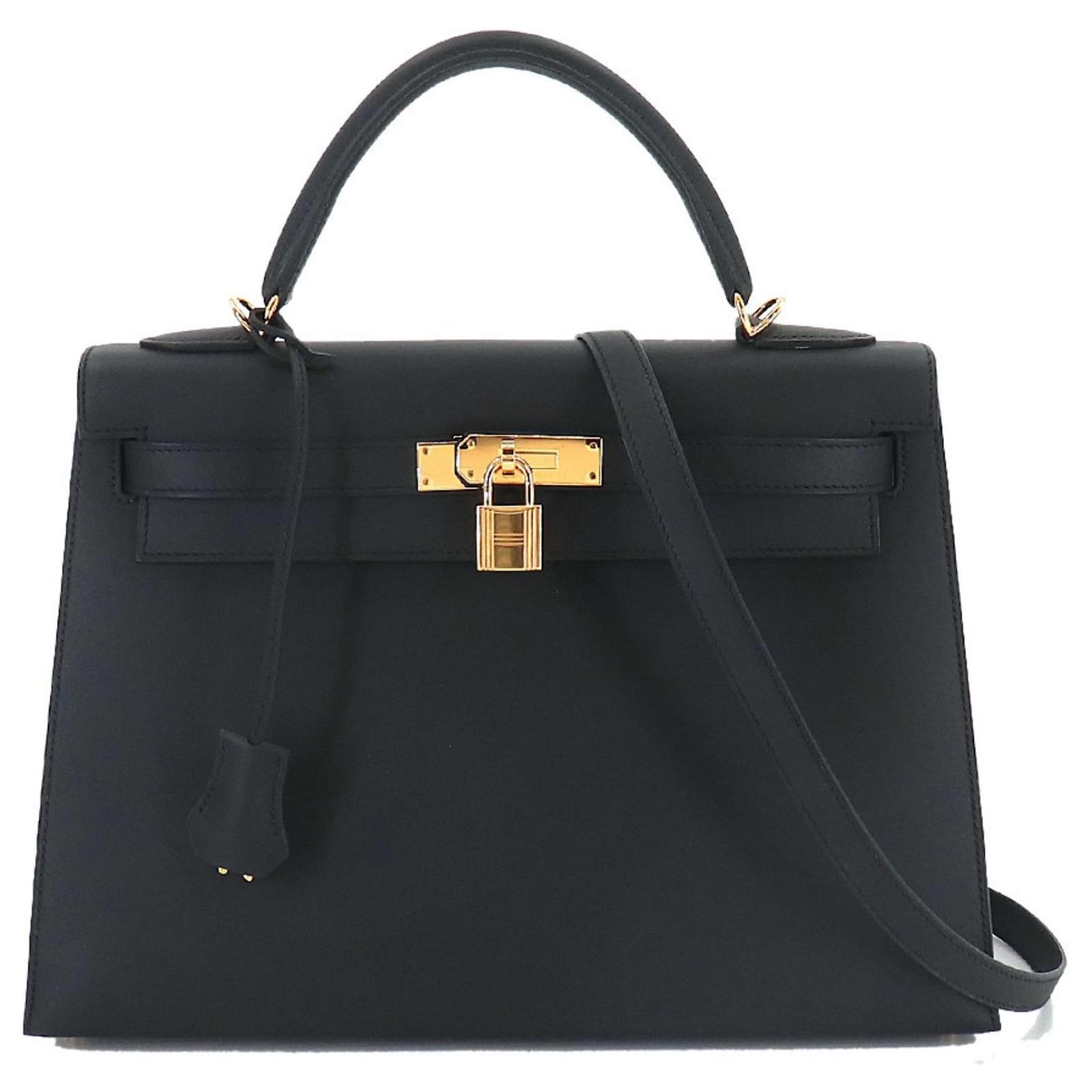 Hermès hermes kelly Black Leather ref.841488 - Joli Closet