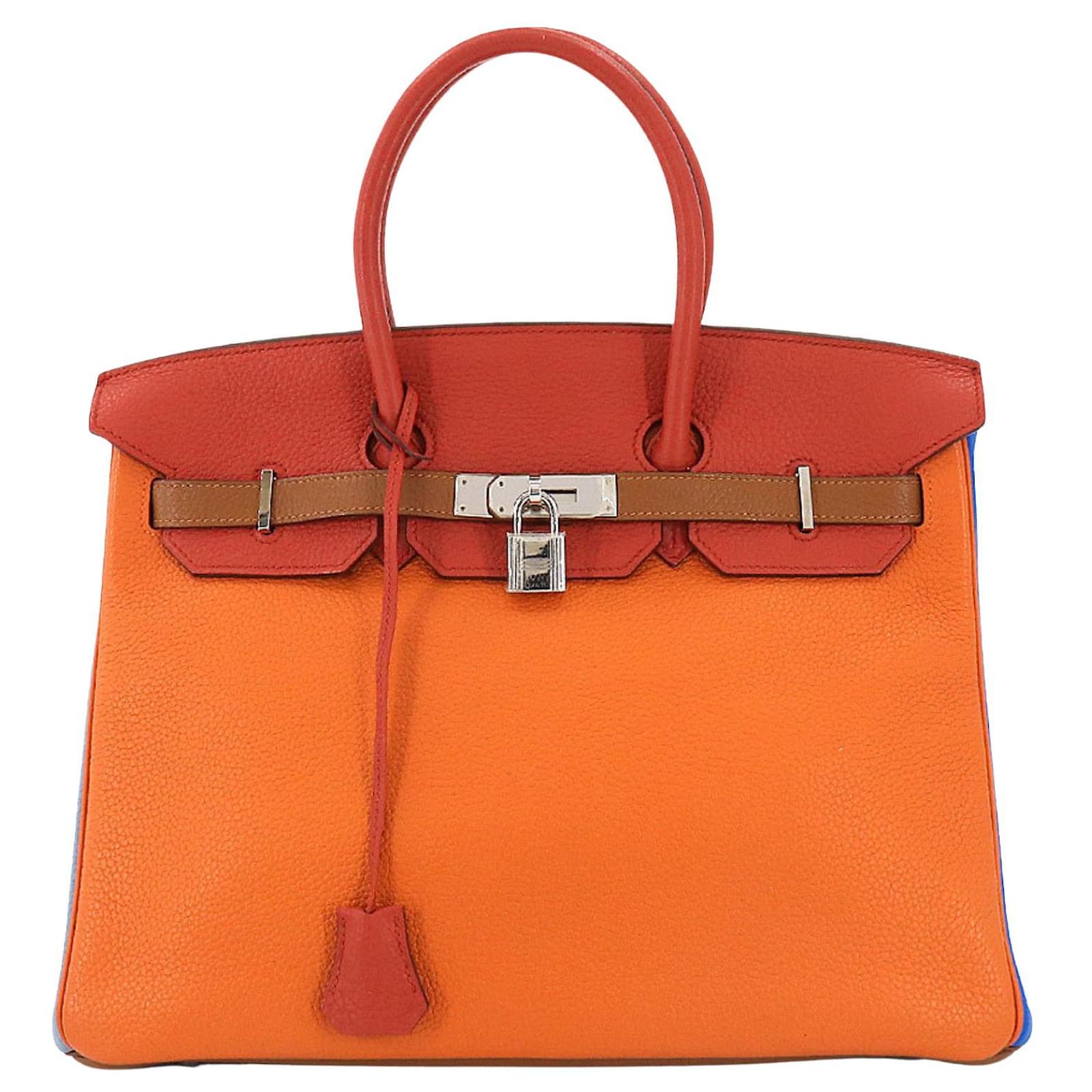 Hermès HERMES BIRKIN Orange Leather ref.844268 - Joli Closet
