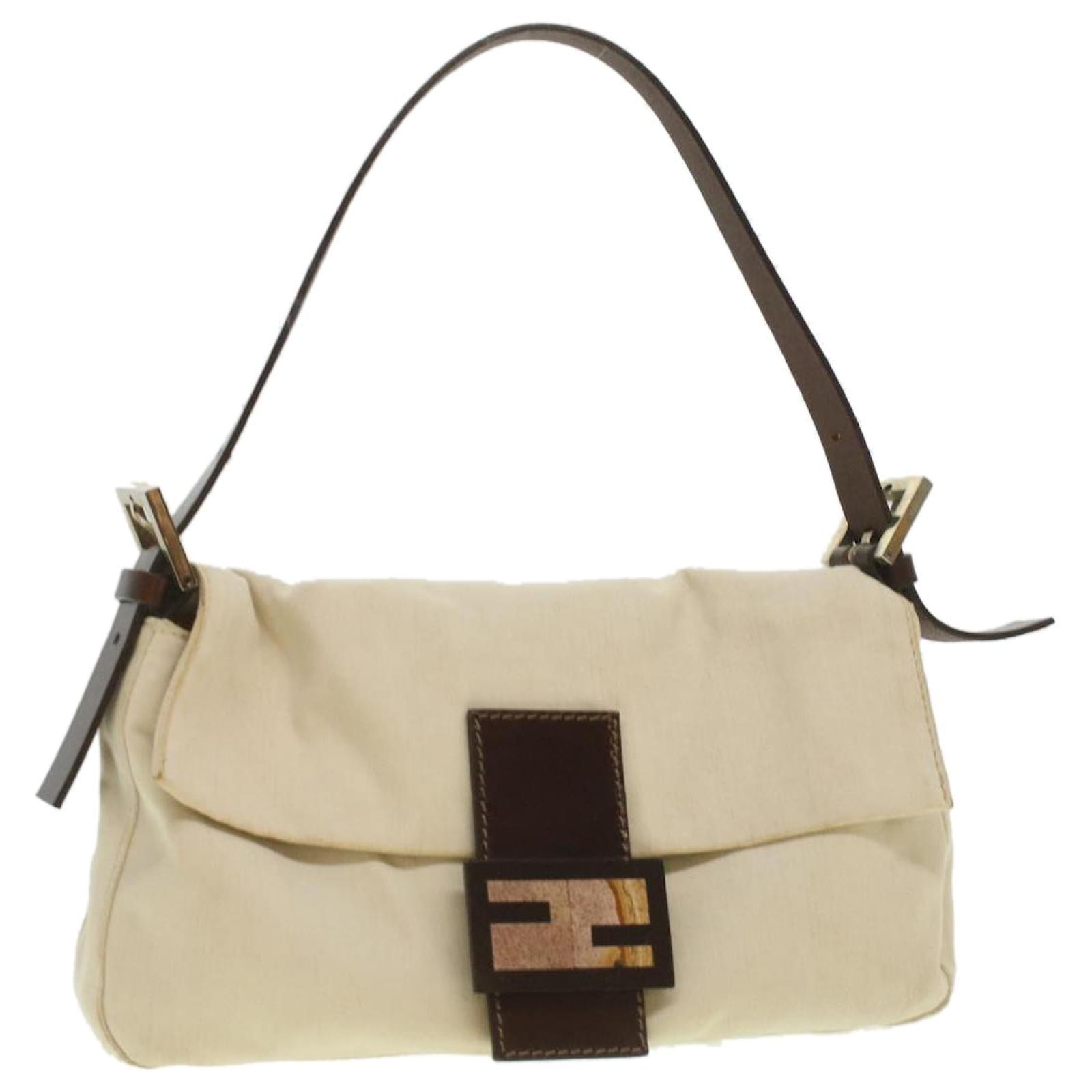 Fendi Toile Blanc ref.844648 - Joli Closet