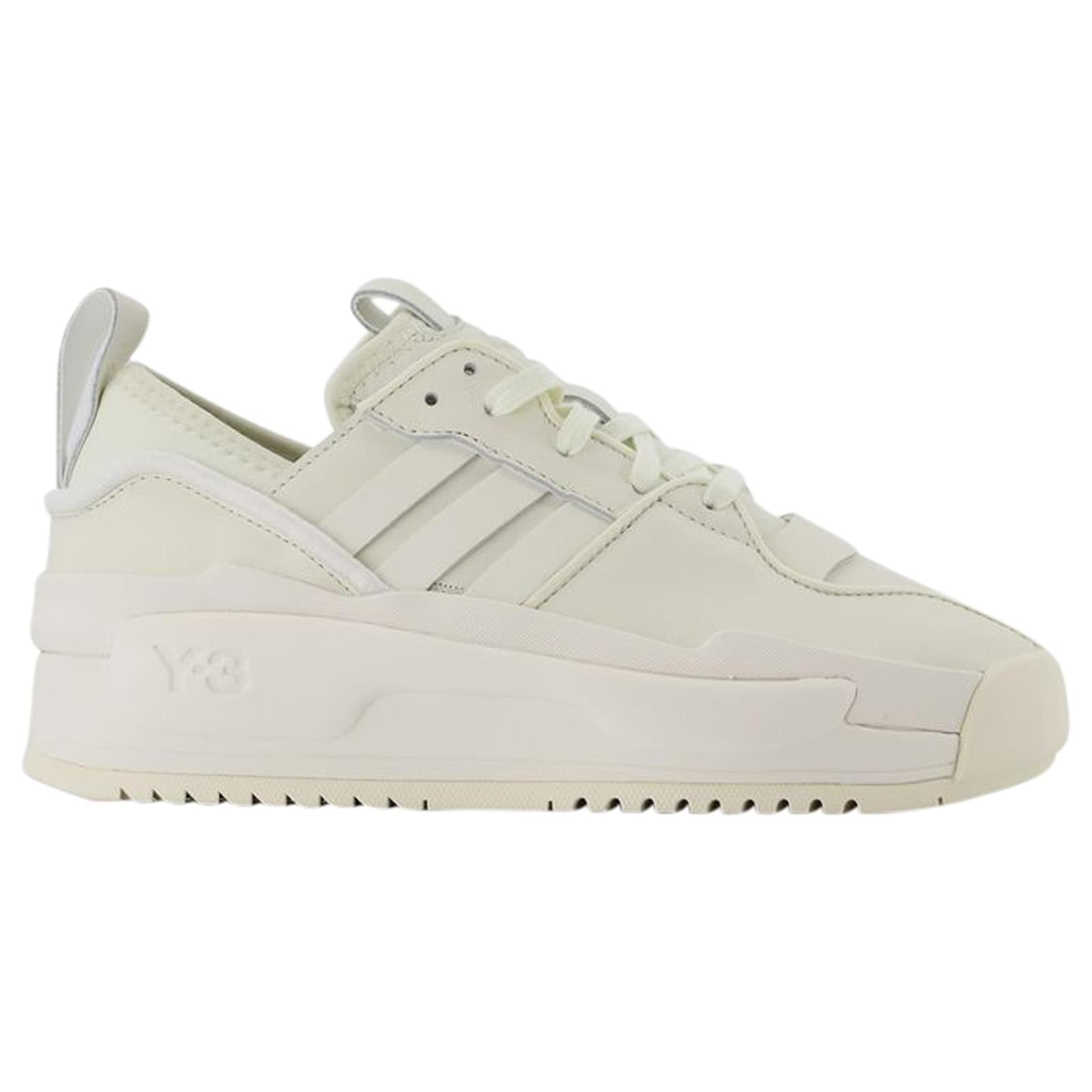 Y3 Rivalry Sneakers - Y-3 - Off-White - Leather ref.845158 - Joli Closet