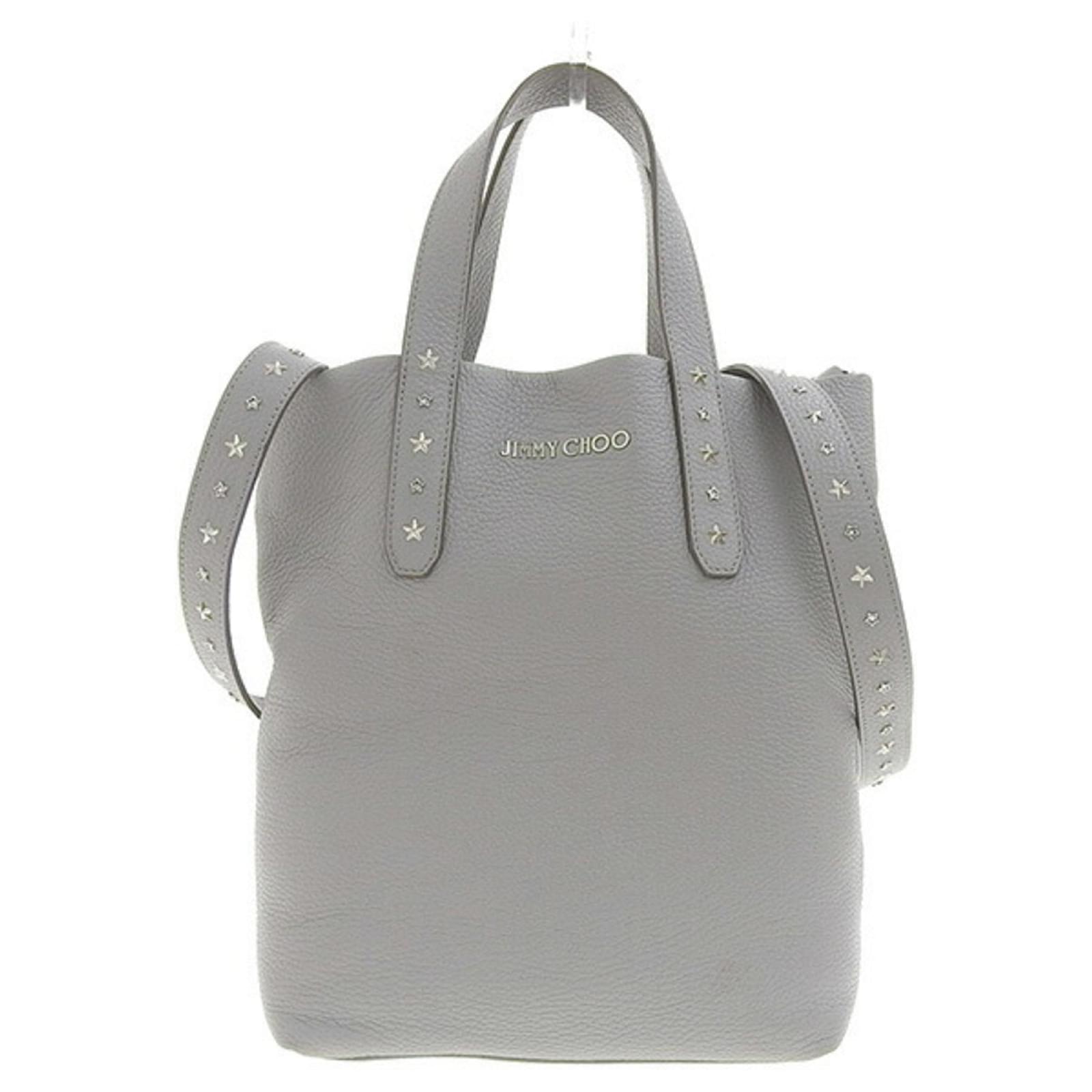 Jimmy Choo Grey Leather ref.845472 - Joli Closet
