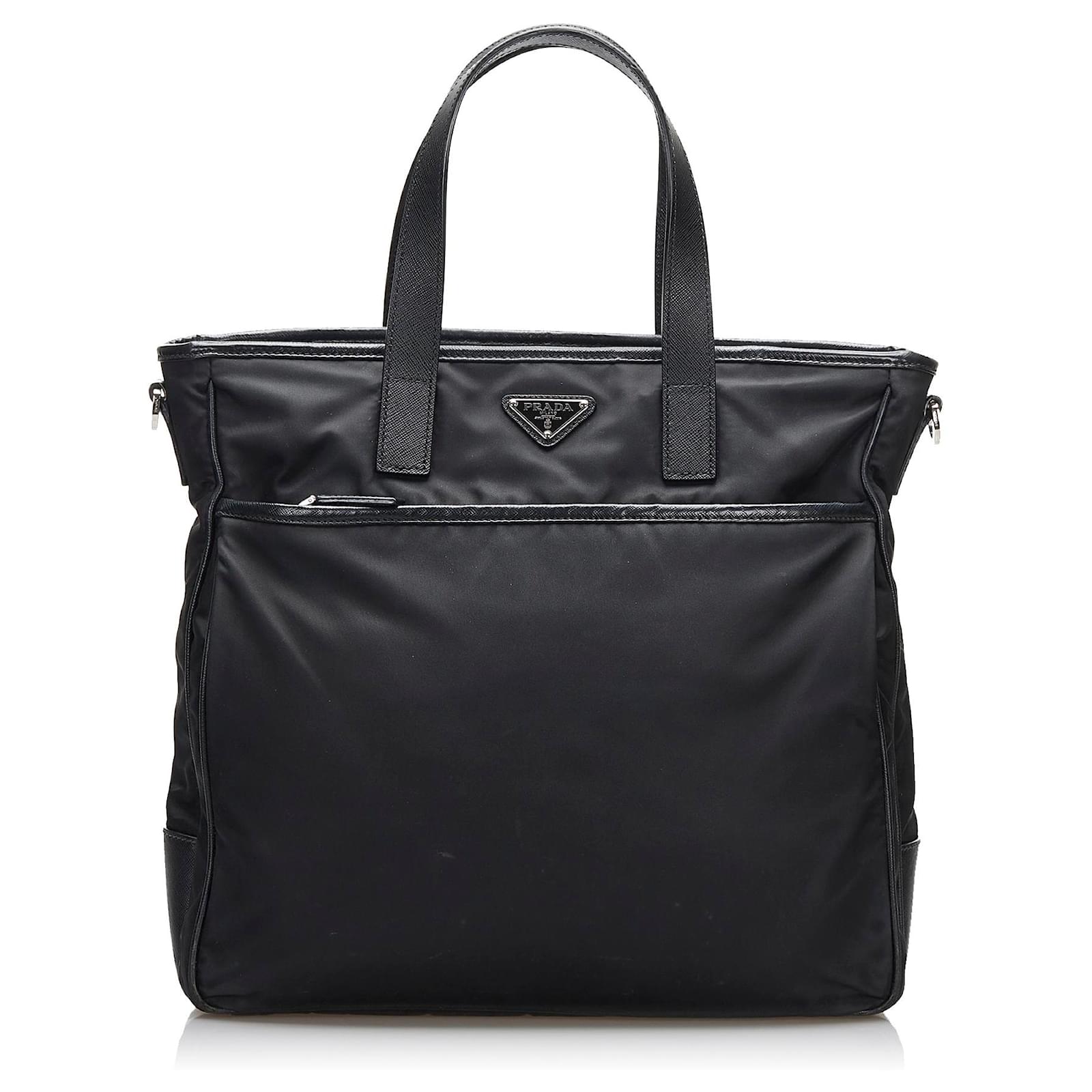 Prada Black Tessuto Tote Bag Nylon Cloth ref.846127 - Joli Closet