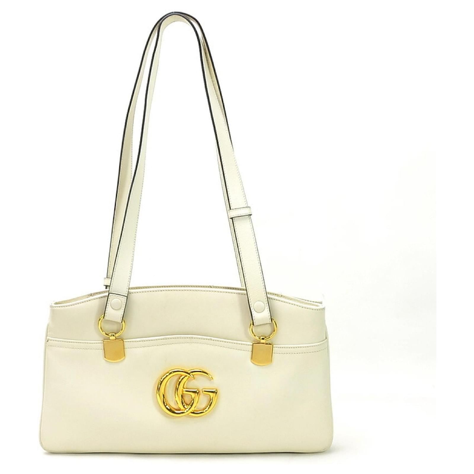 gucci White Leather ref.846610 - Joli Closet