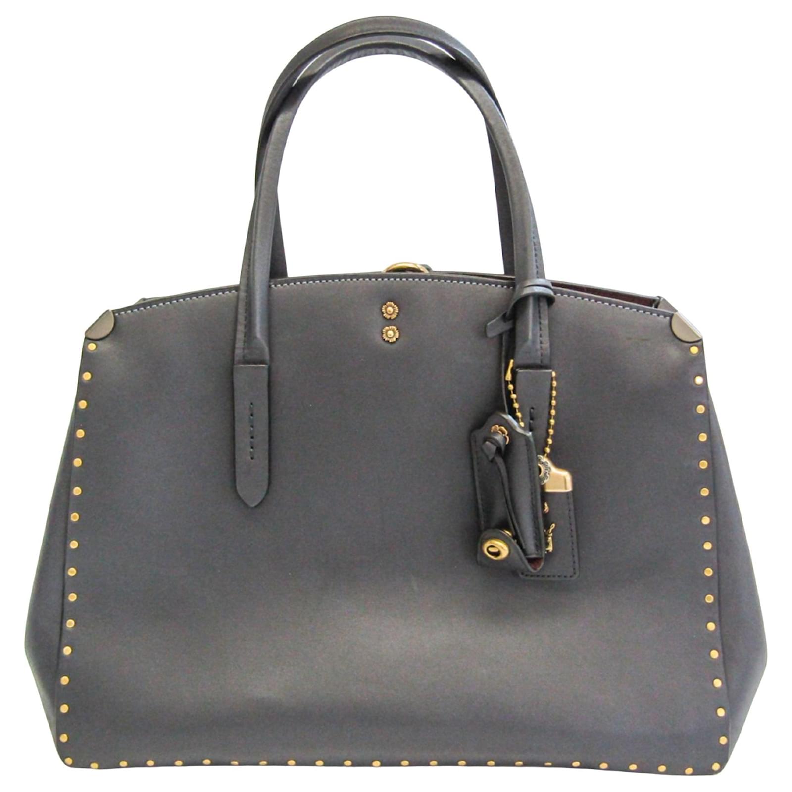Coach Grey Leather ref.847889 - Joli Closet