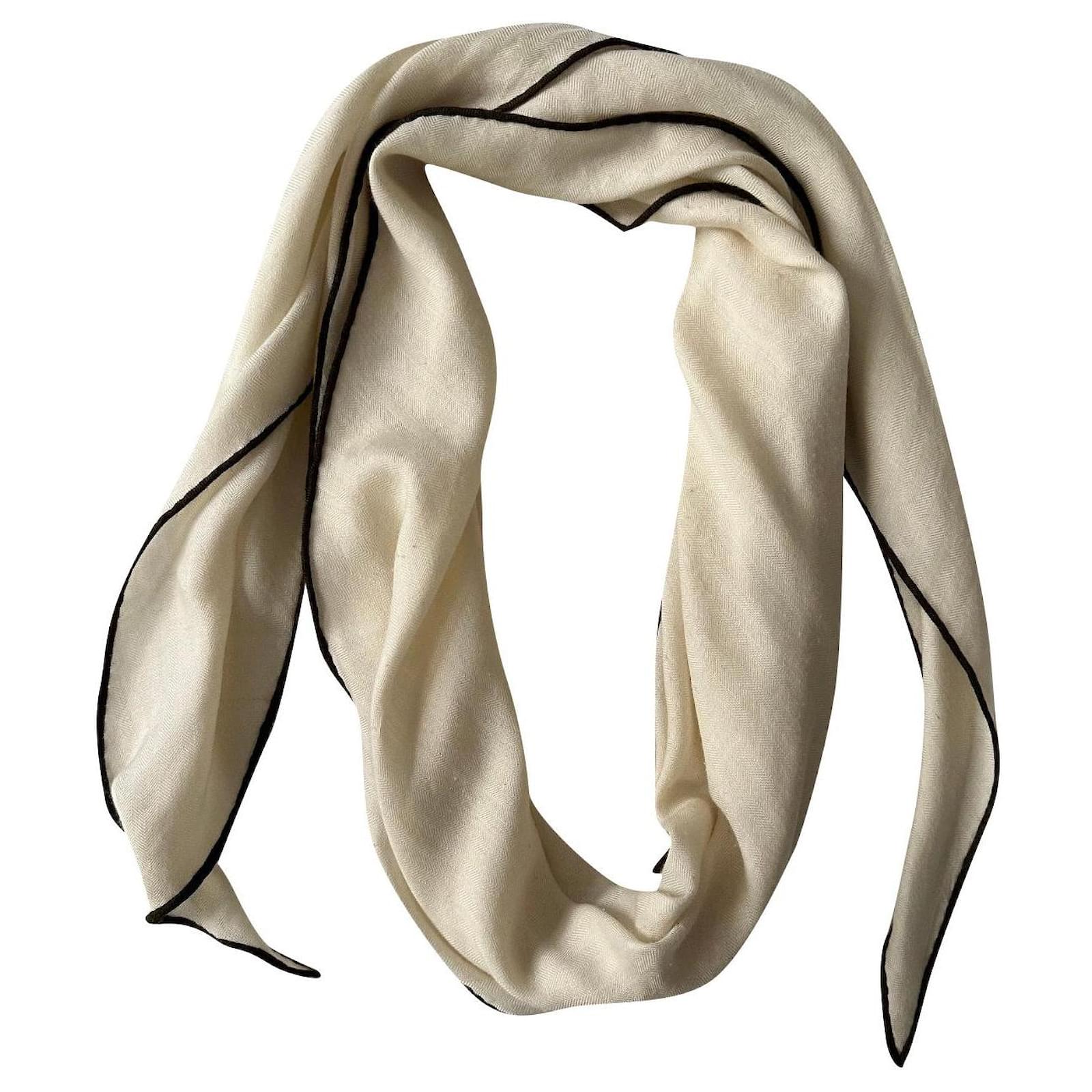 Hermès Large Losange cream color Cashmere ref.848912 - Joli Closet