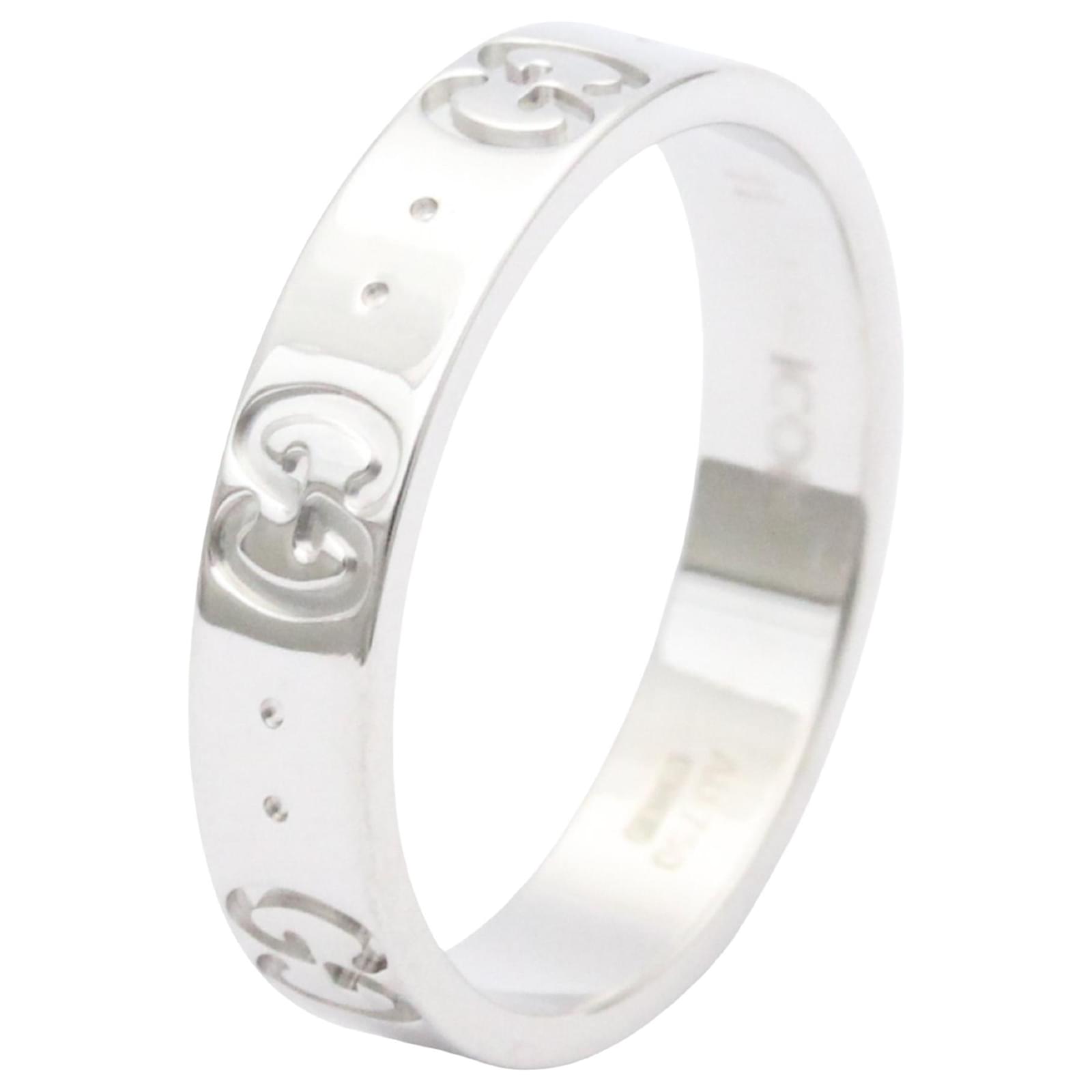 Gucci Icon Silvery White gold ref.849578 - Joli Closet