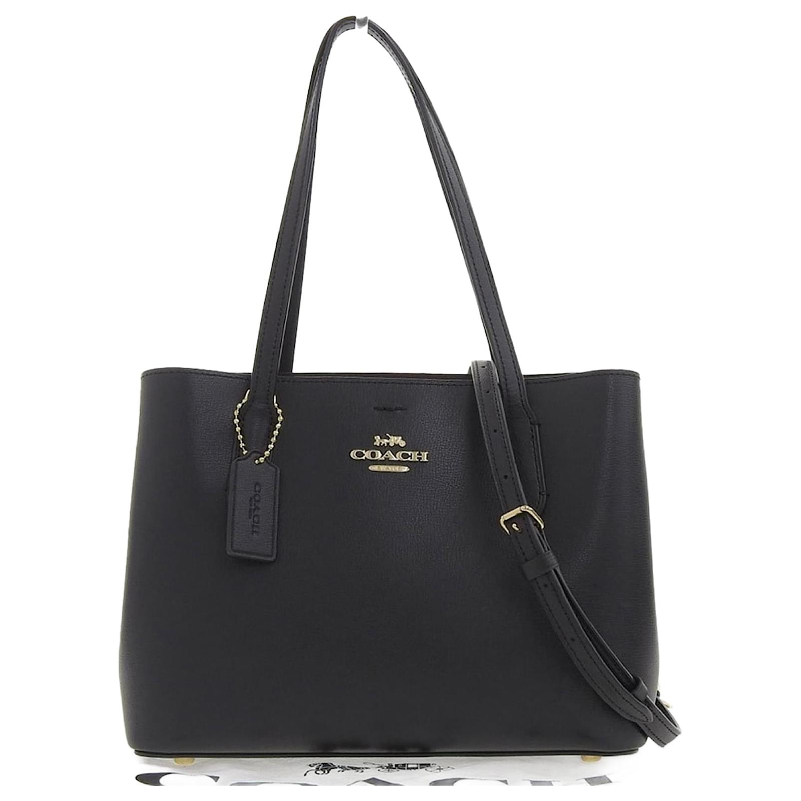 Coach Black Leather ref.850031 - Joli Closet