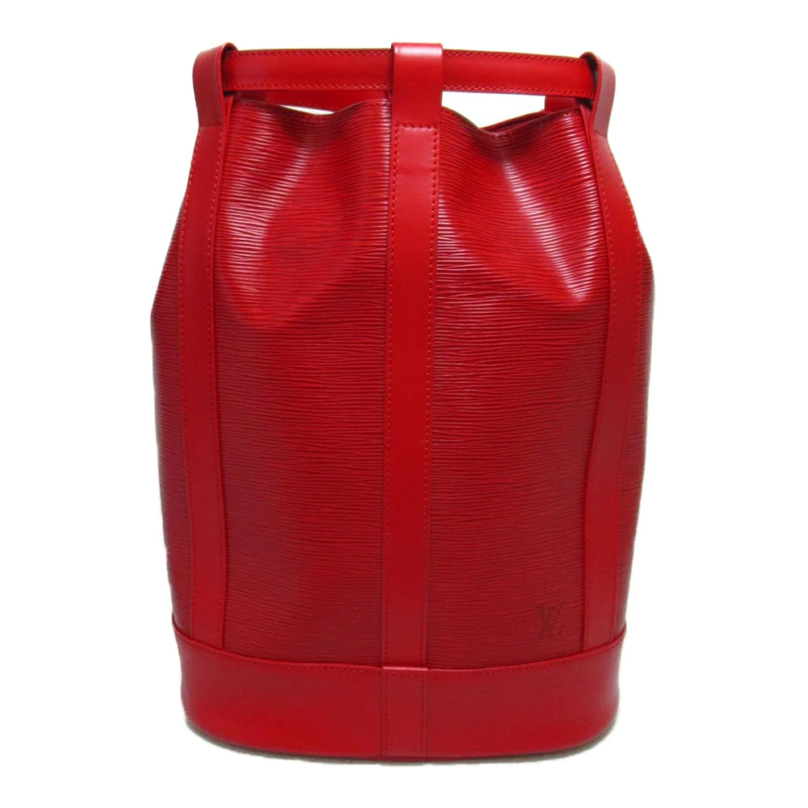 Randonnee Louis Vuitton Epi Randonnée PM M52357 Cuir Veau façon poulain ...