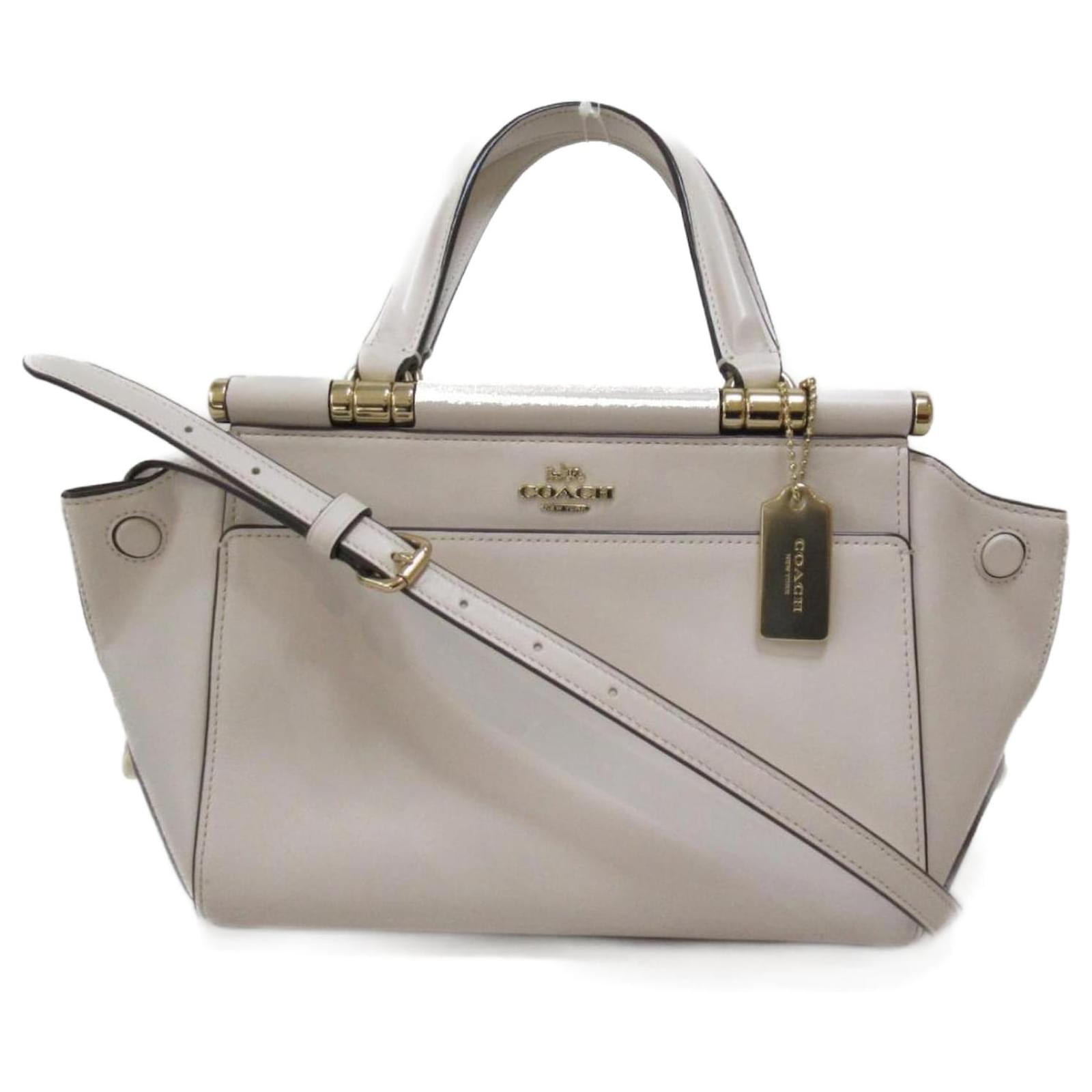 Coach Grace White Leather ref.850508 - Joli Closet