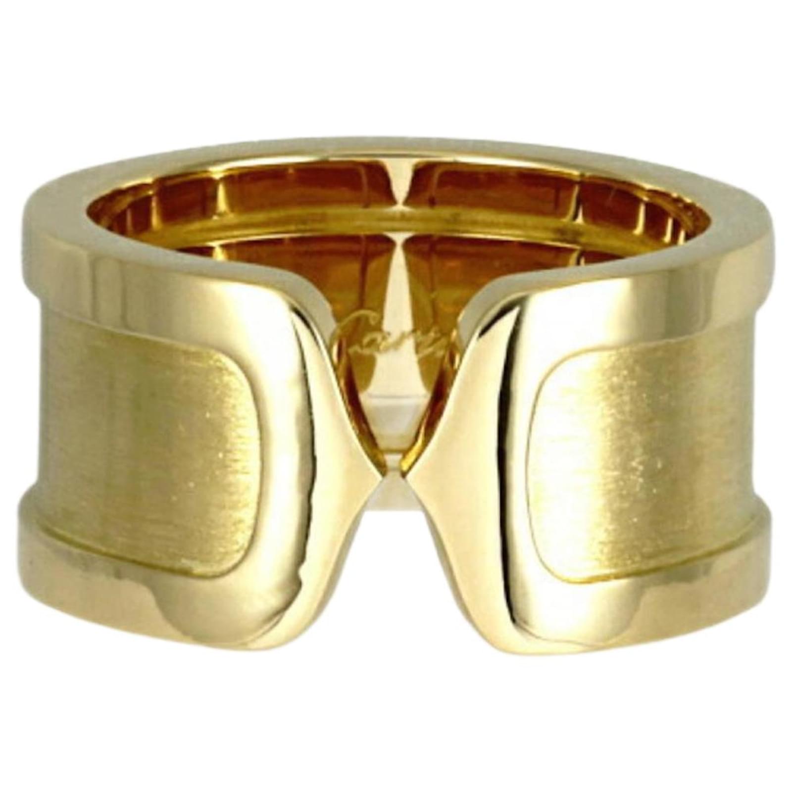 cartier 2C C2 Or jaune Doré ref.851117 - Joli Closet