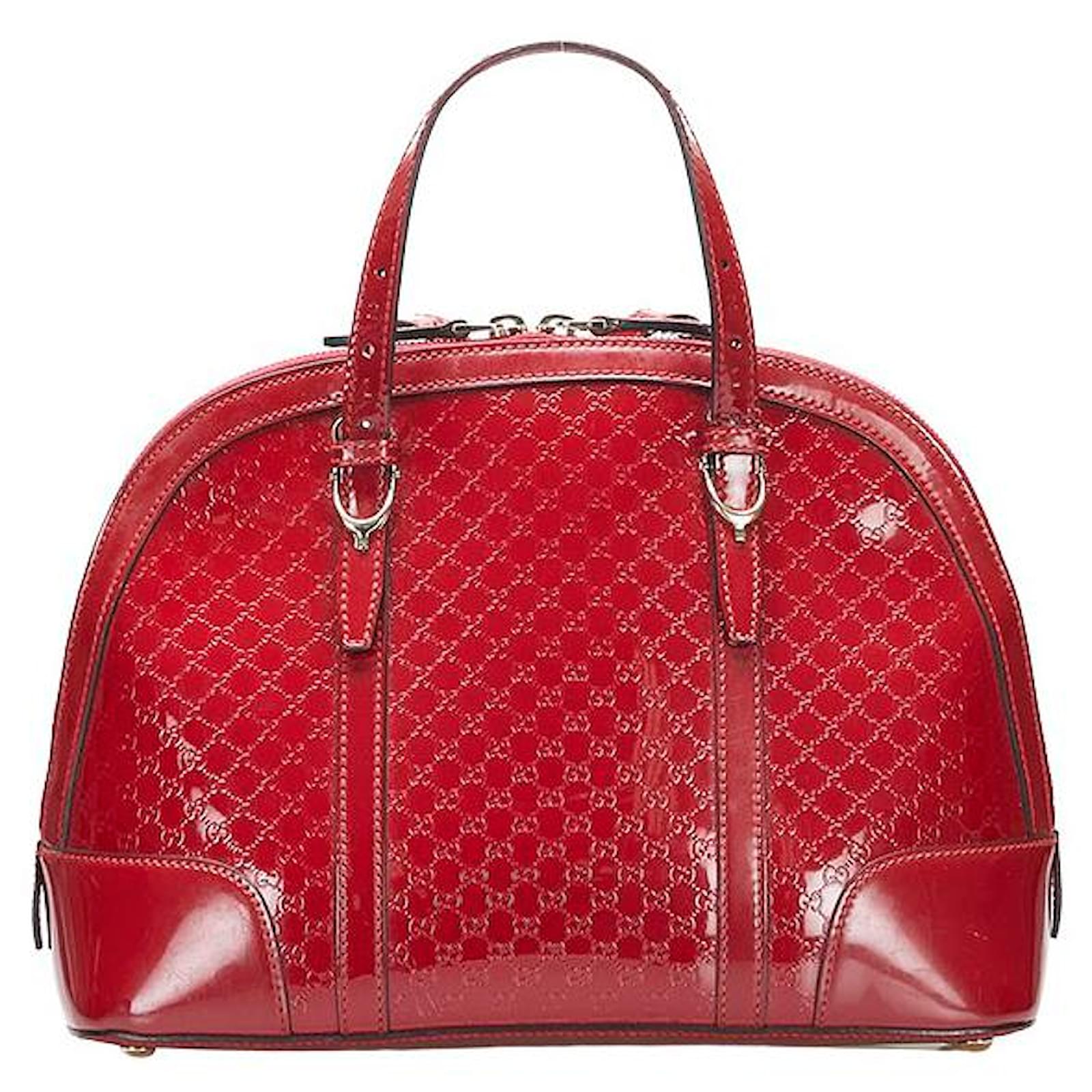 Gucci Micro Guccissima Red Patent leather ref.851977 - Joli Closet