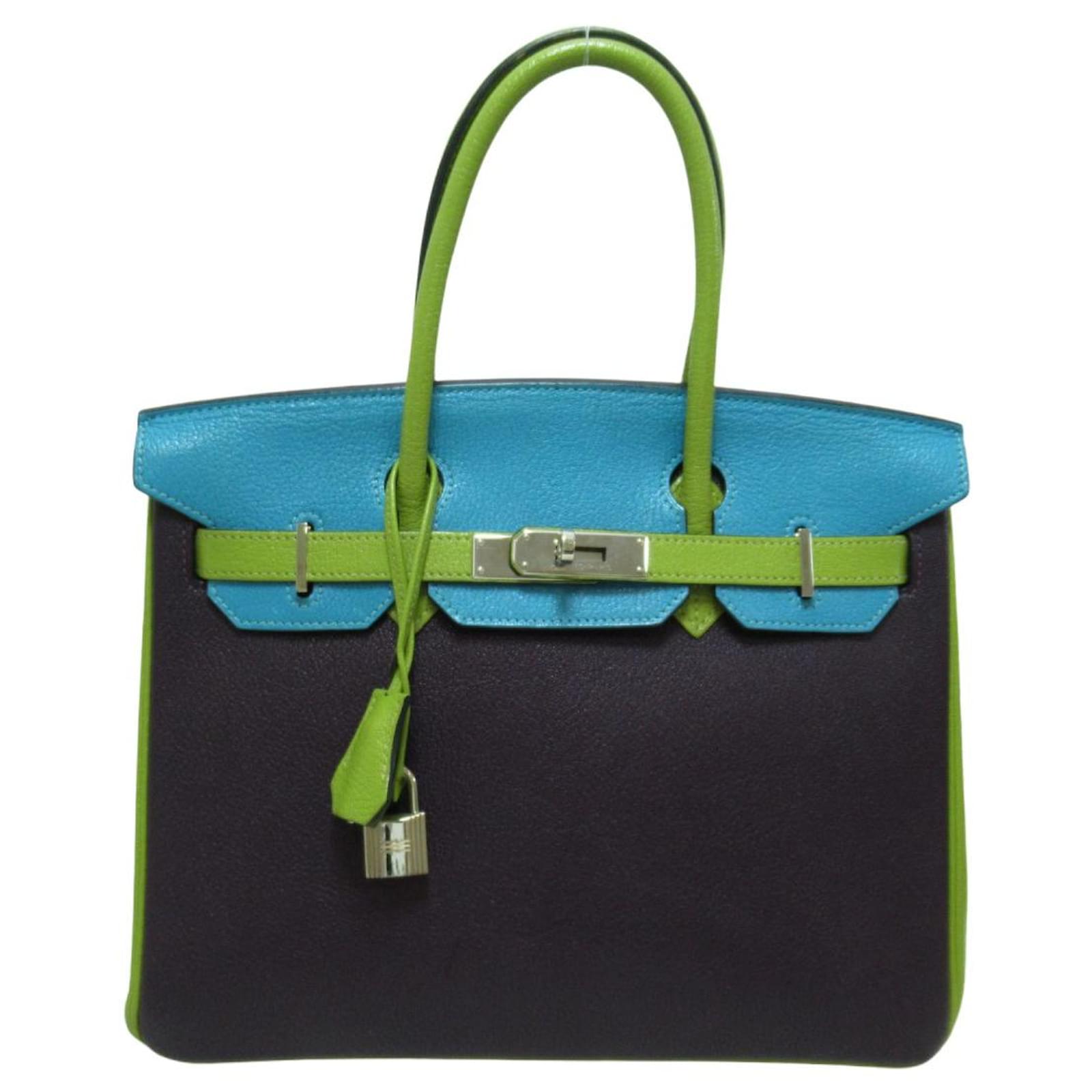 Hermès HERMES BIRKIN Multiple colors Leather ref.852265 - Joli Closet