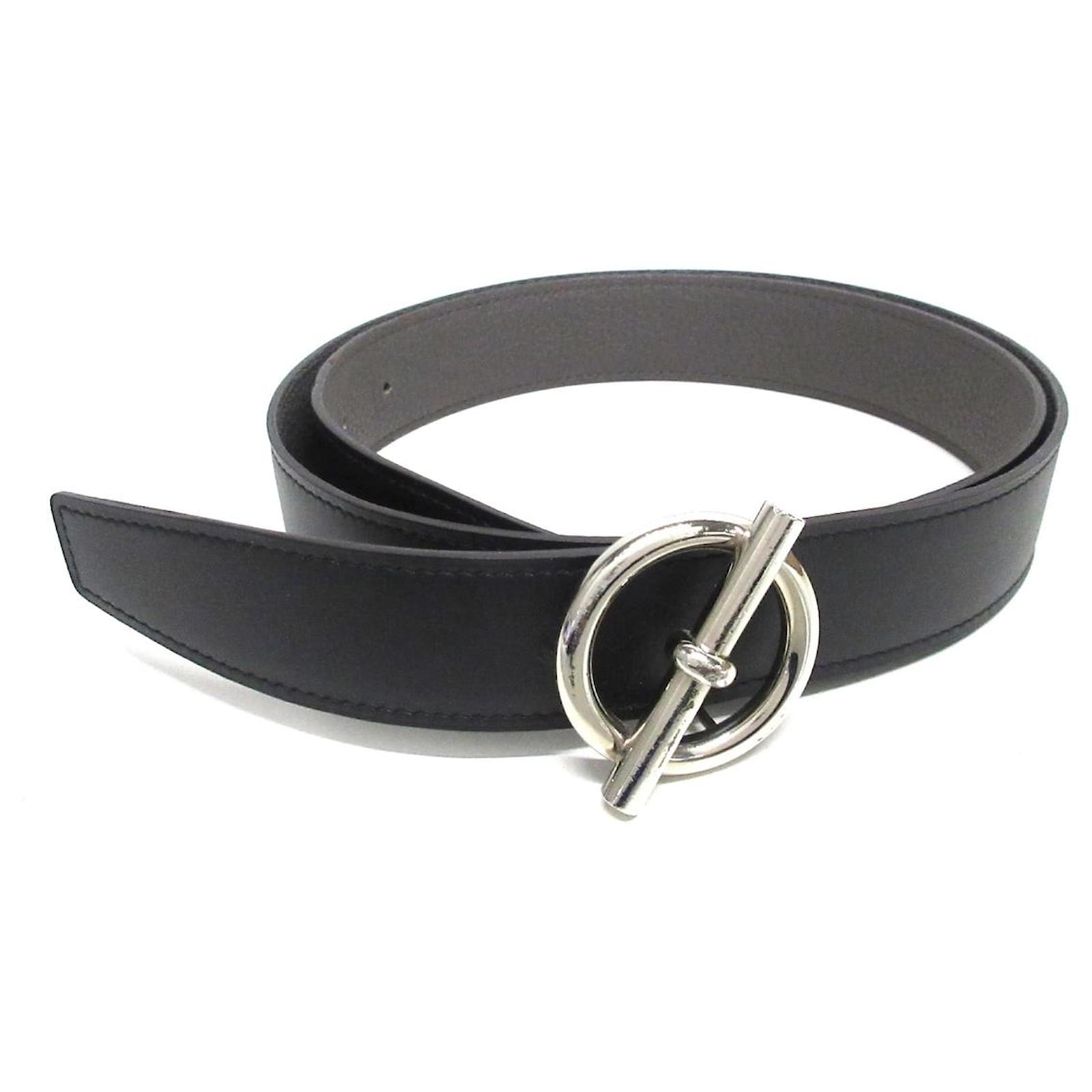 Hermès Chaine d'ancre Silvery Leather ref.852369 - Joli Closet