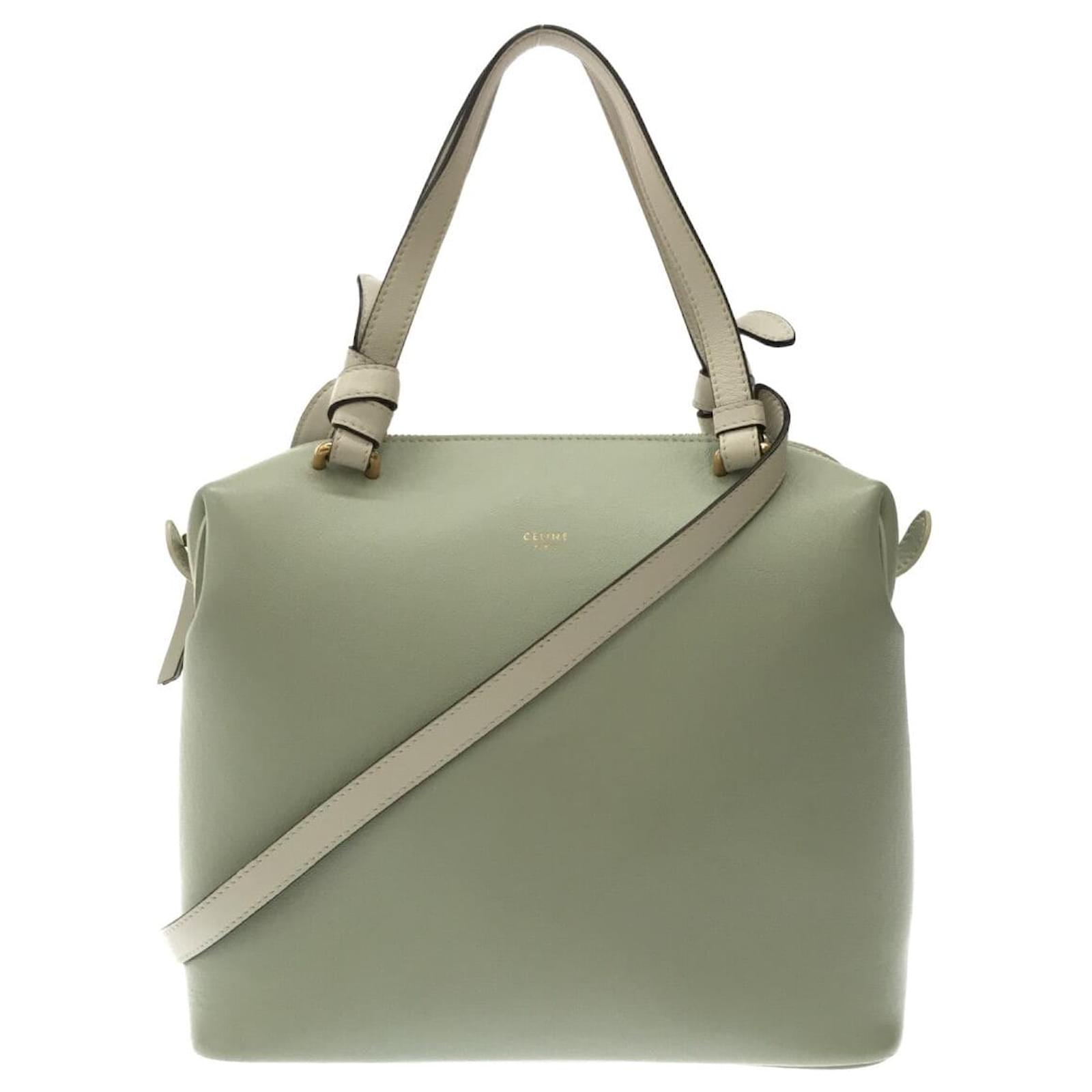 Céline Celine Green Leather ref.852370 - Joli Closet
