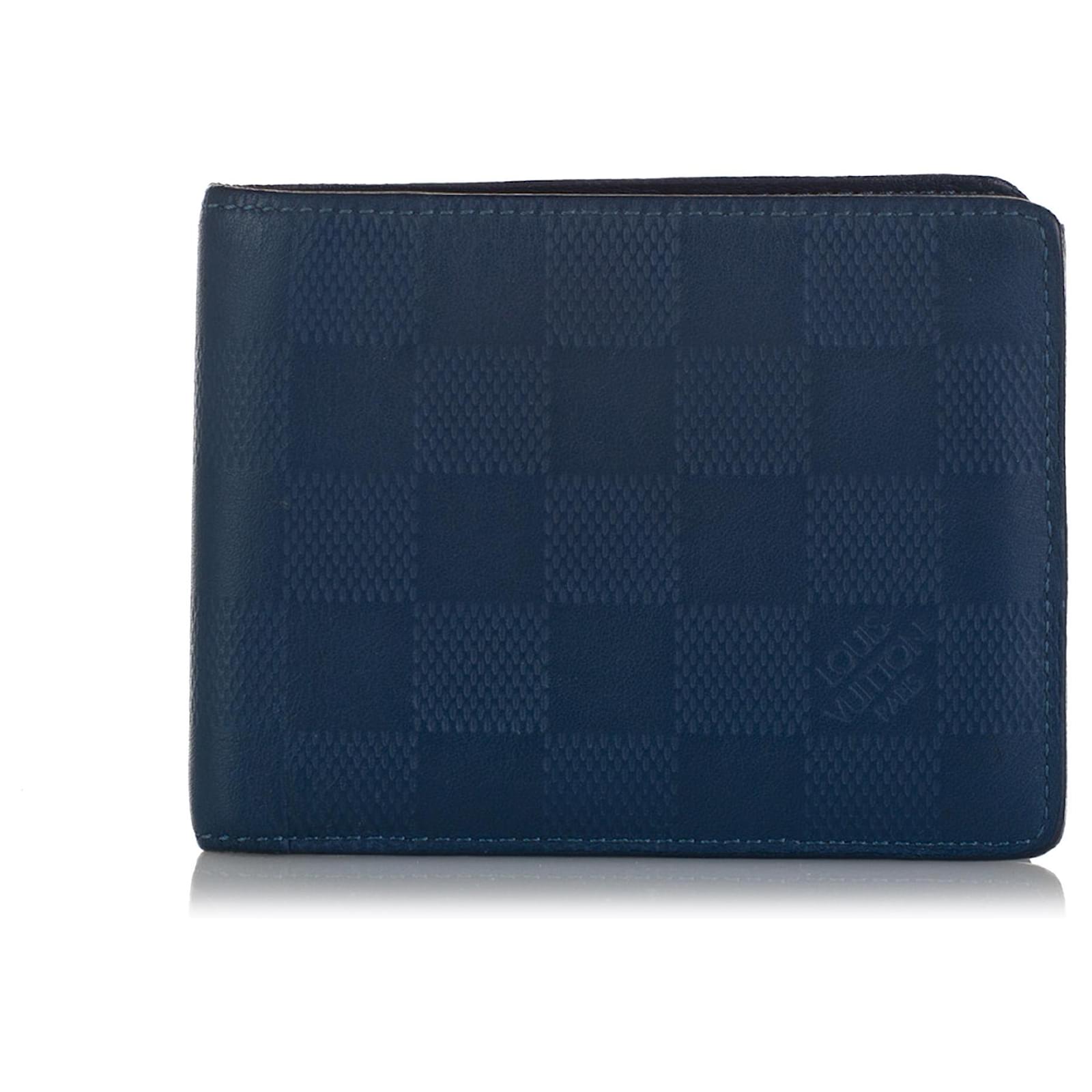 Louis Vuitton Black Damier Infini Small Wallet Cloth ref.852556 - Joli ...