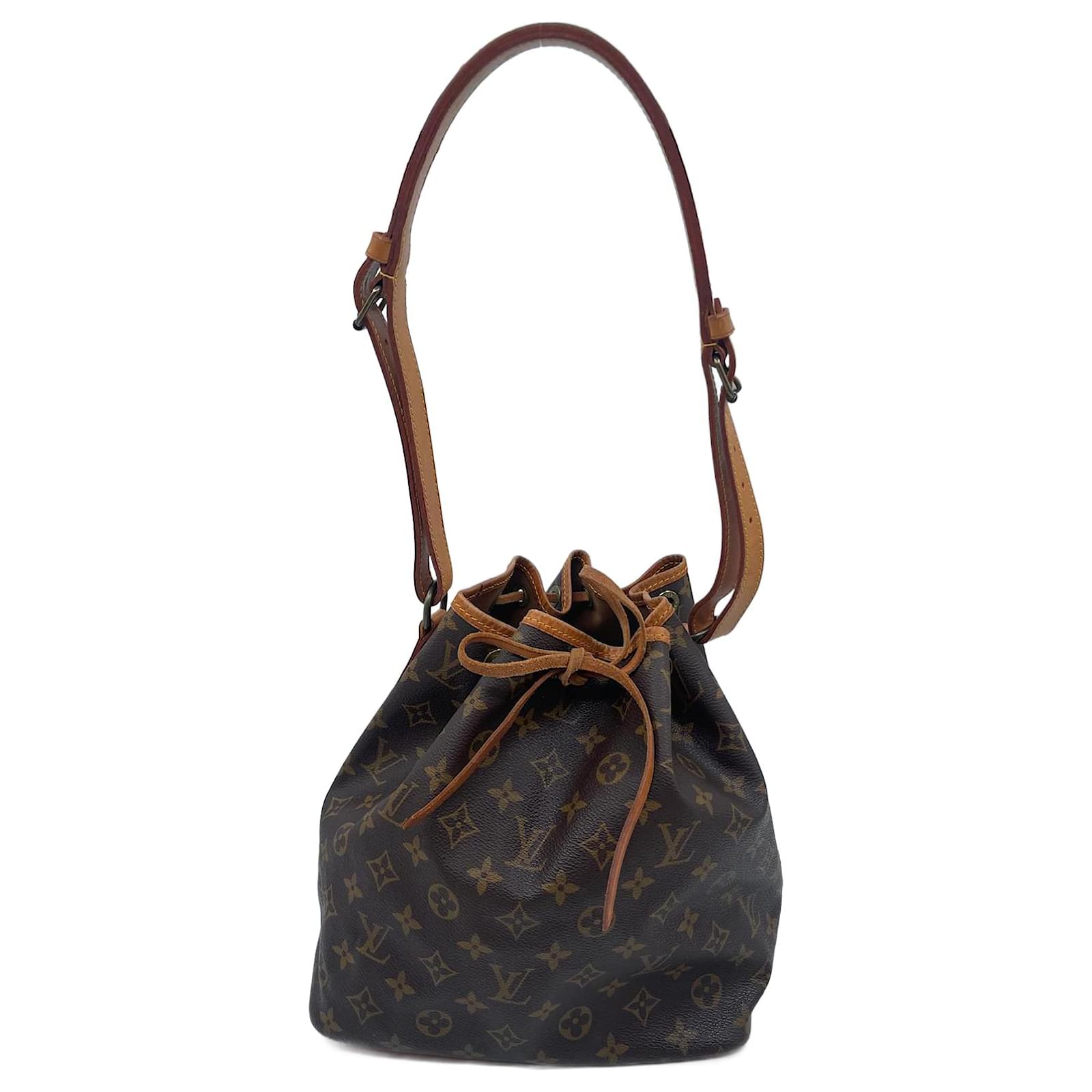 Monogram Coated Canvas Louis Vuitton Petit Noe Brown Cloth ref.852761 ...