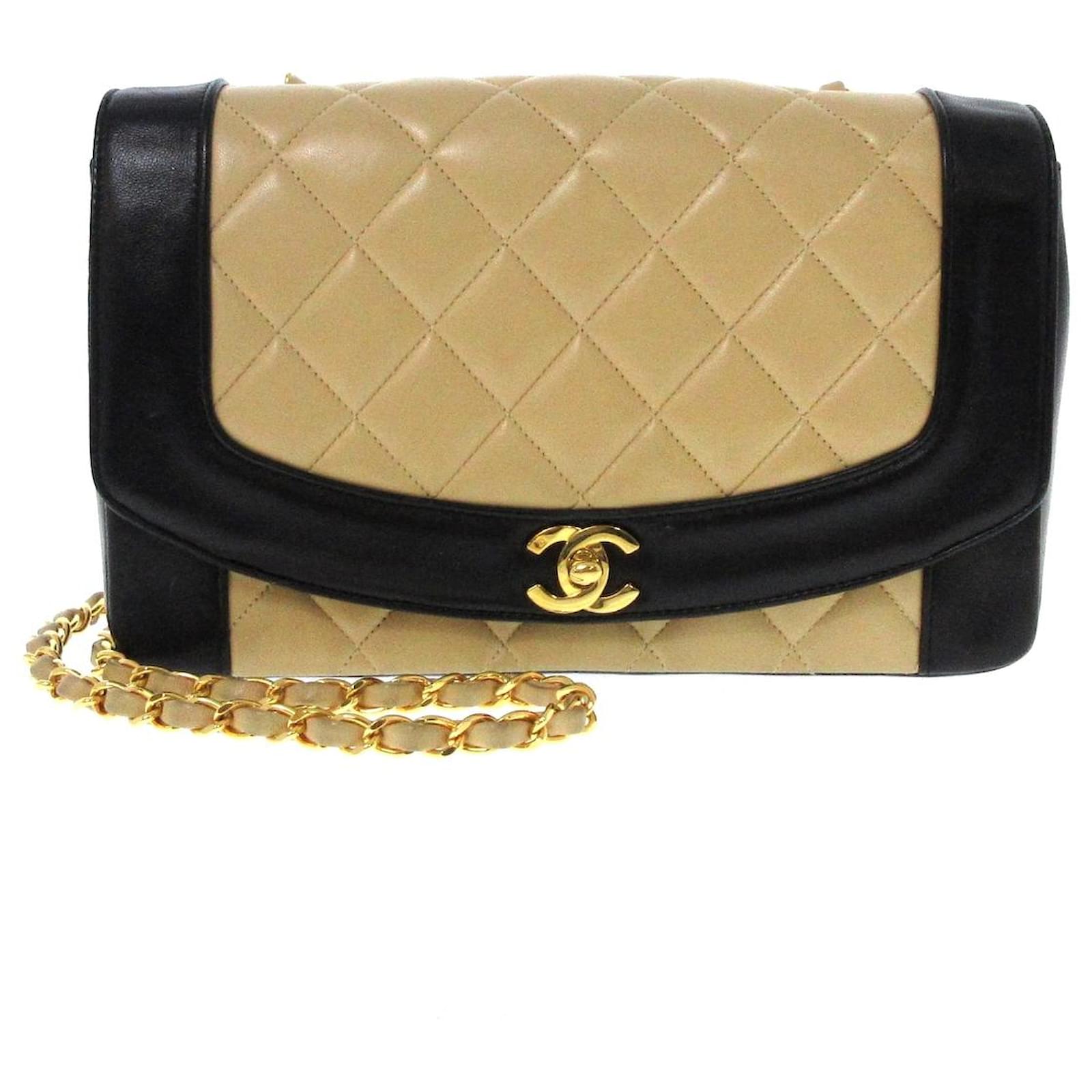 Chanel Diana Beige Leather ref.852888 - Joli Closet