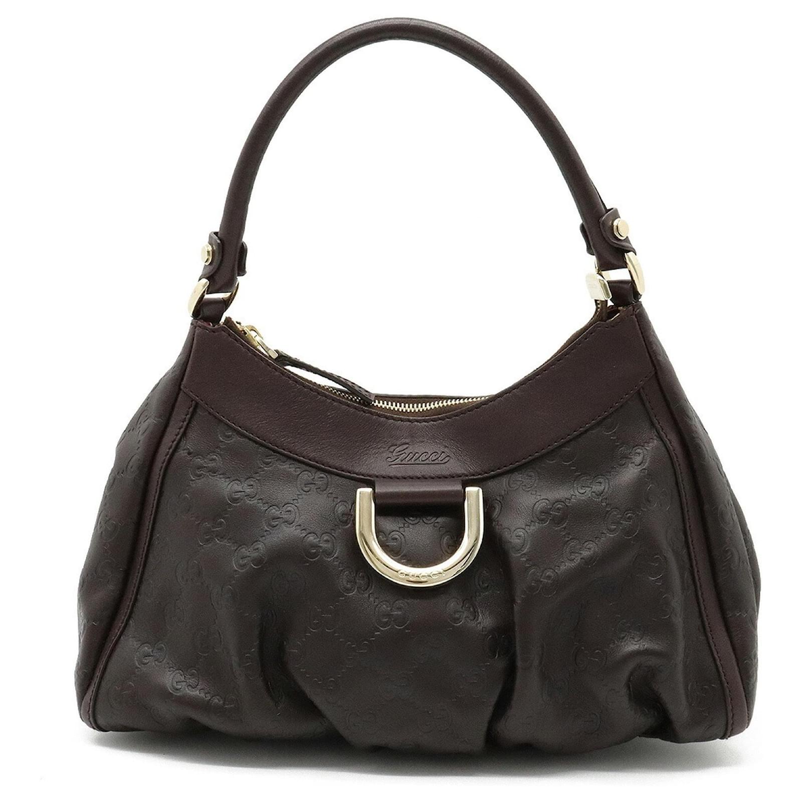 Abbaye de Gucci Cuir Marron ref.853415 - Joli Closet