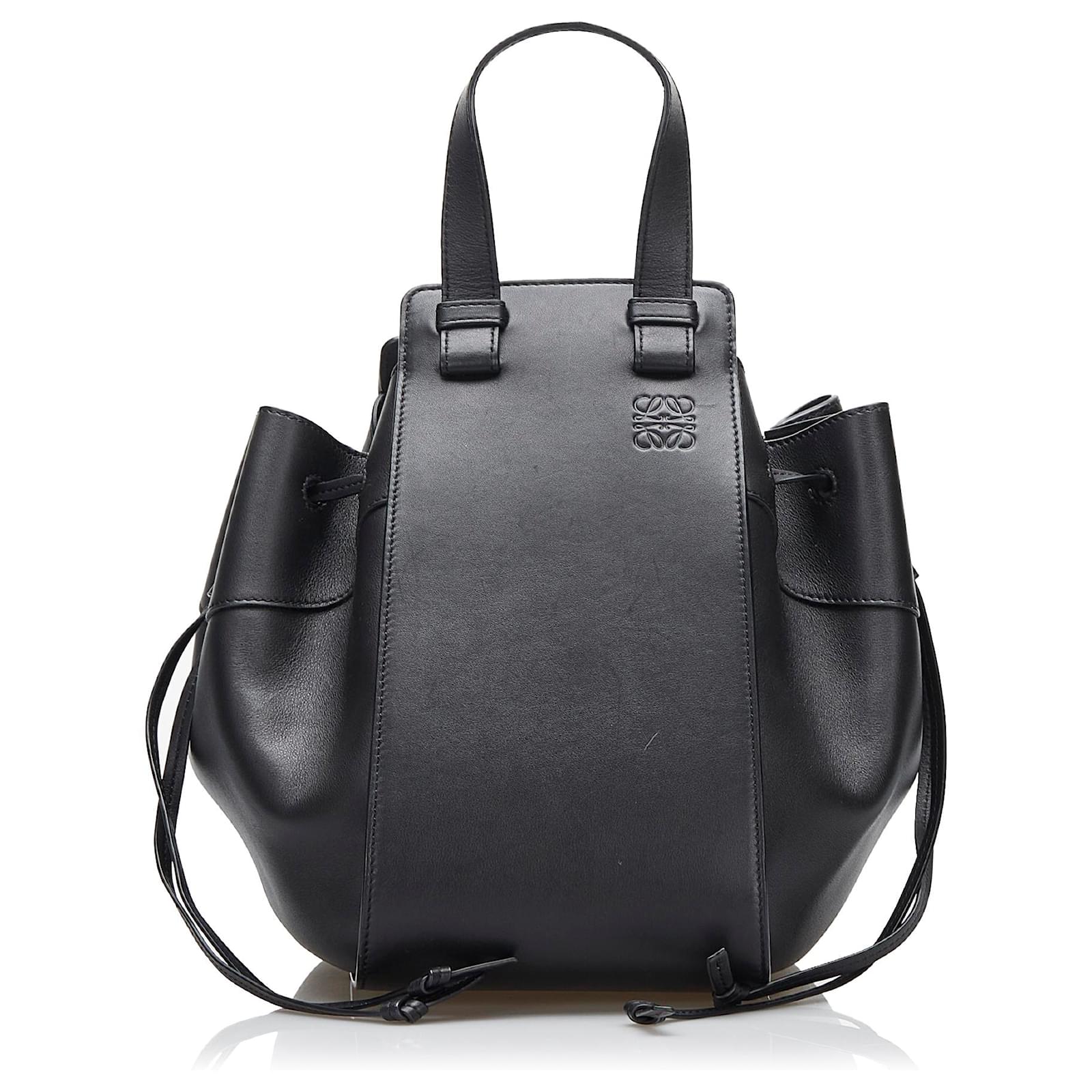 Loewe Black Small Hammock Leather Pony-style calfskin ref.JC853671 ...