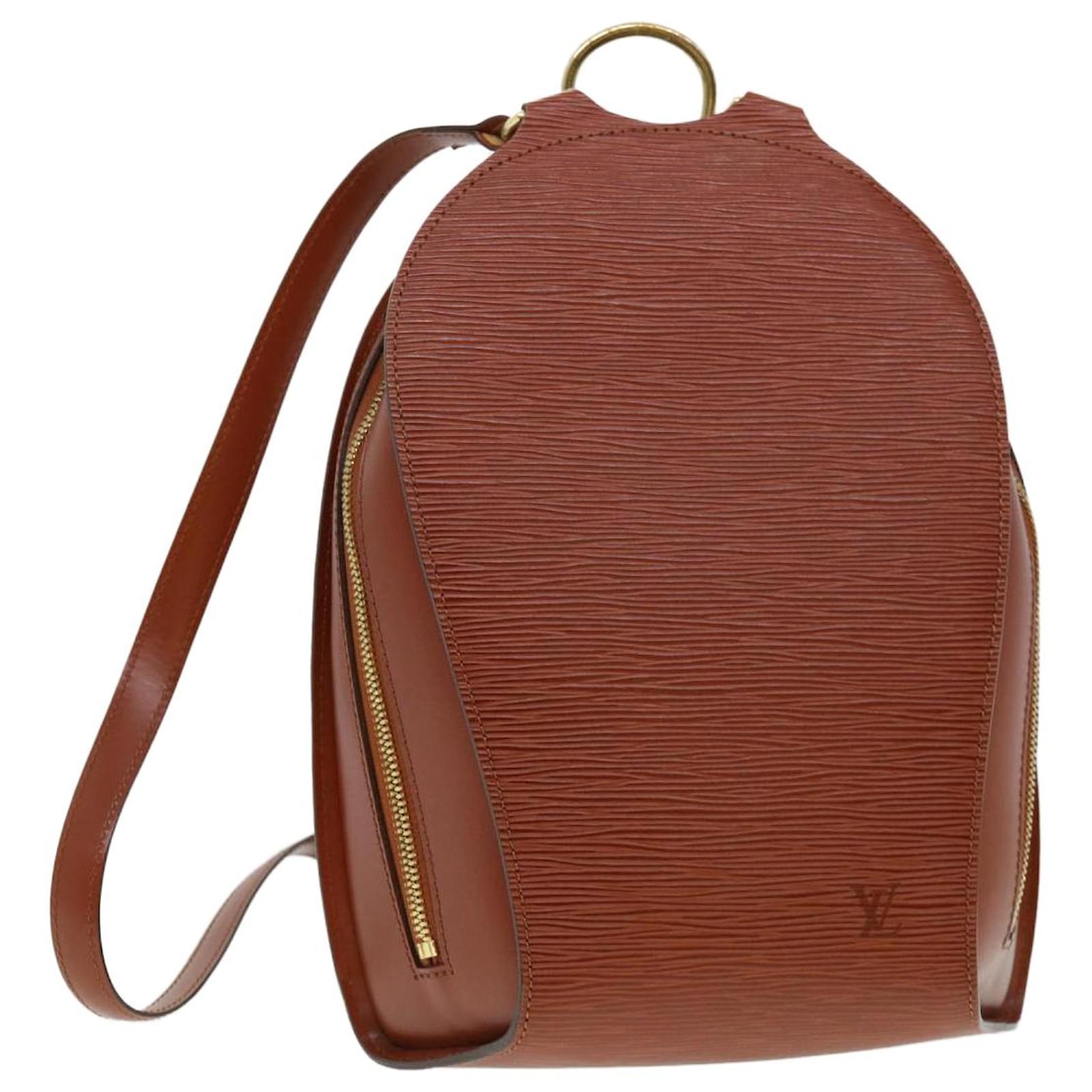 LOUIS VUITTON Epi Mabillon Backpack Brown M52233 LV Auth th3453 Leather ...
