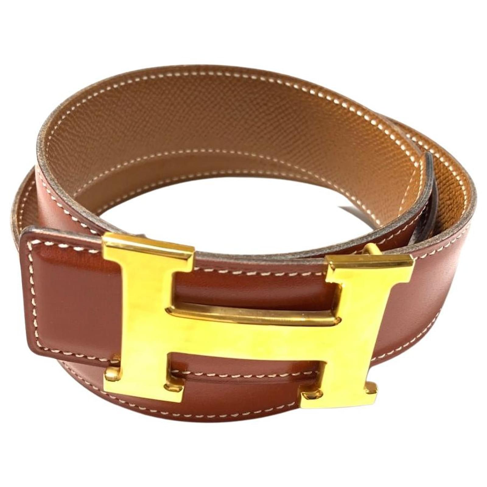 Hermès H Brown Leather ref.855667 - Joli Closet