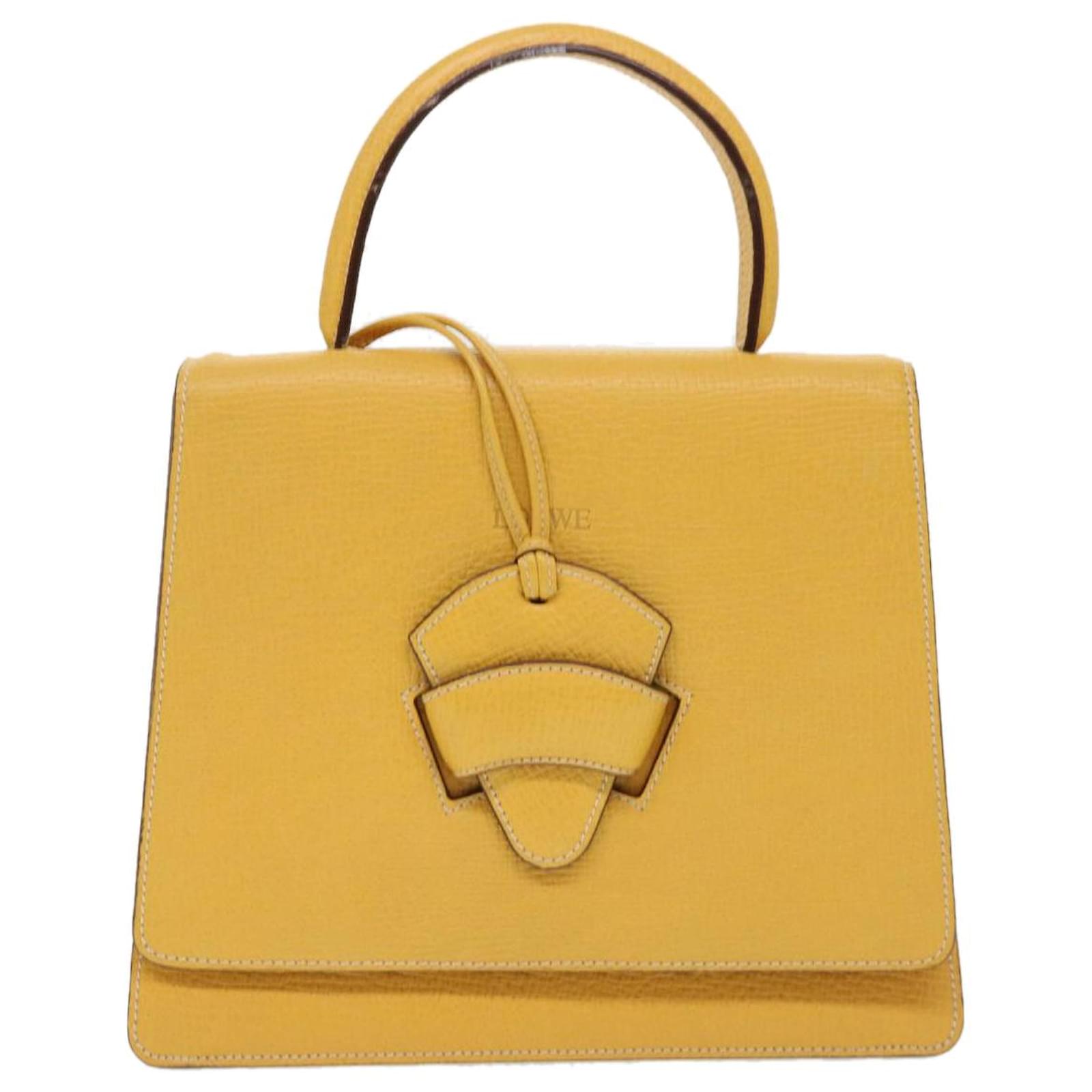 Loewe Barcelona Yellow Leather ref.855671 - Joli Closet