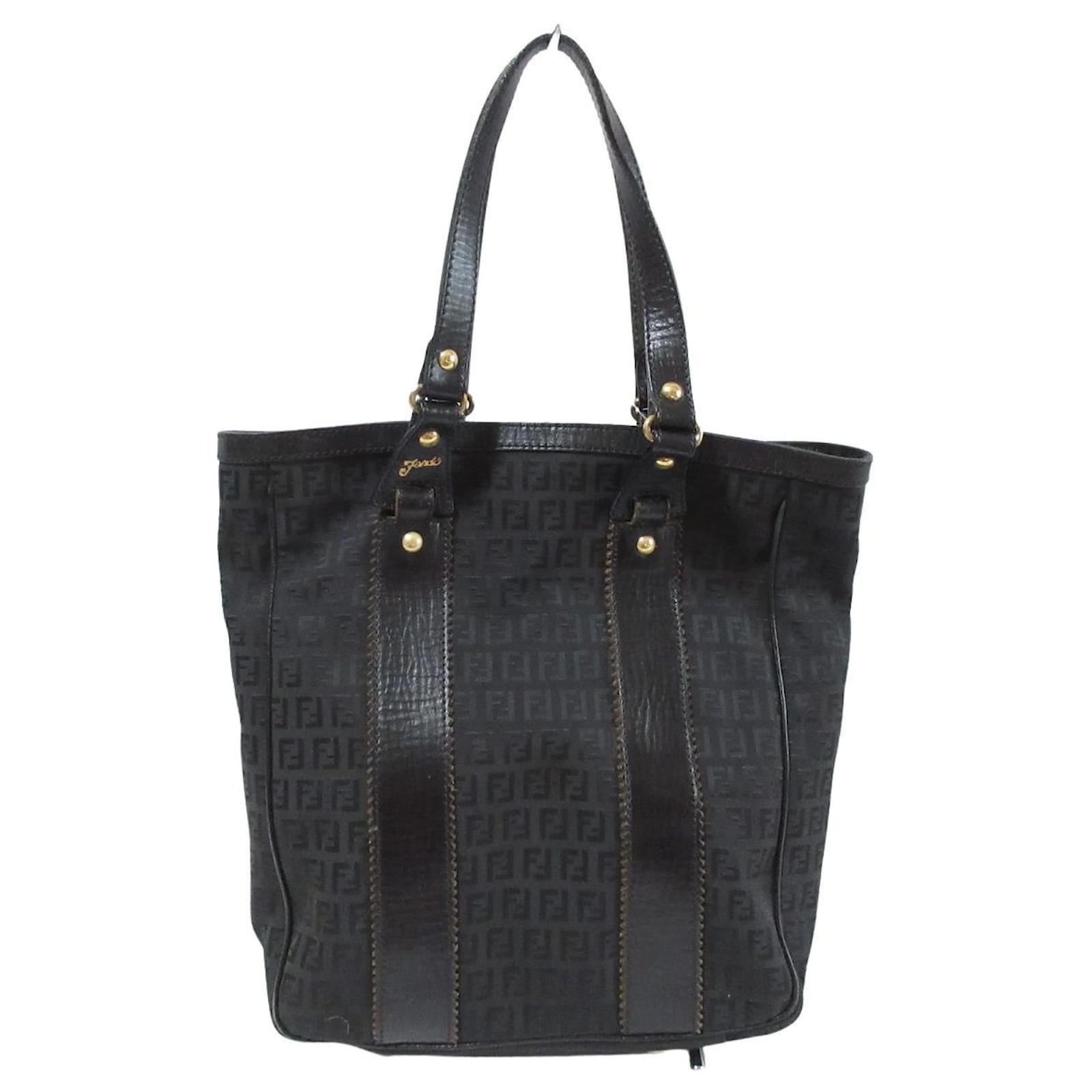 Fendi Zucchino Black Cloth ref.855686 - Joli Closet