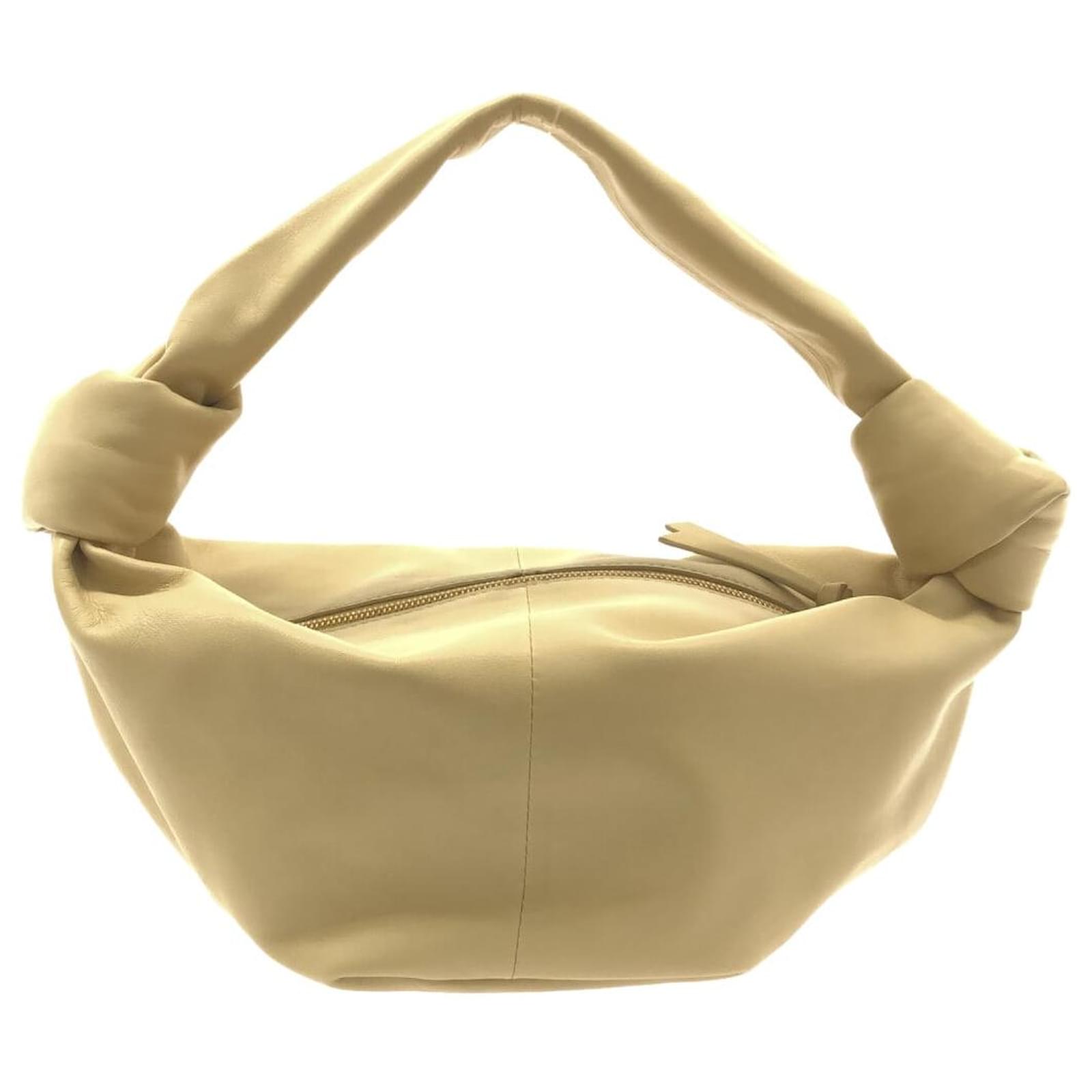 Bottega Veneta Jodie Beige Leather ref.855706 - Joli Closet