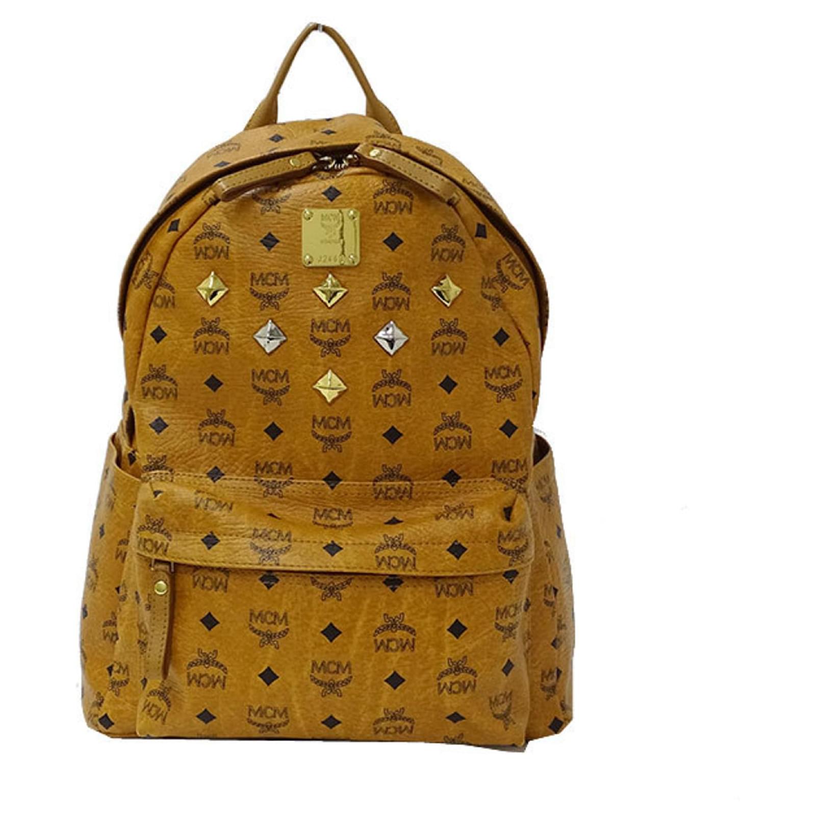 MCM Stark Brown Leather ref.856009 - Joli Closet