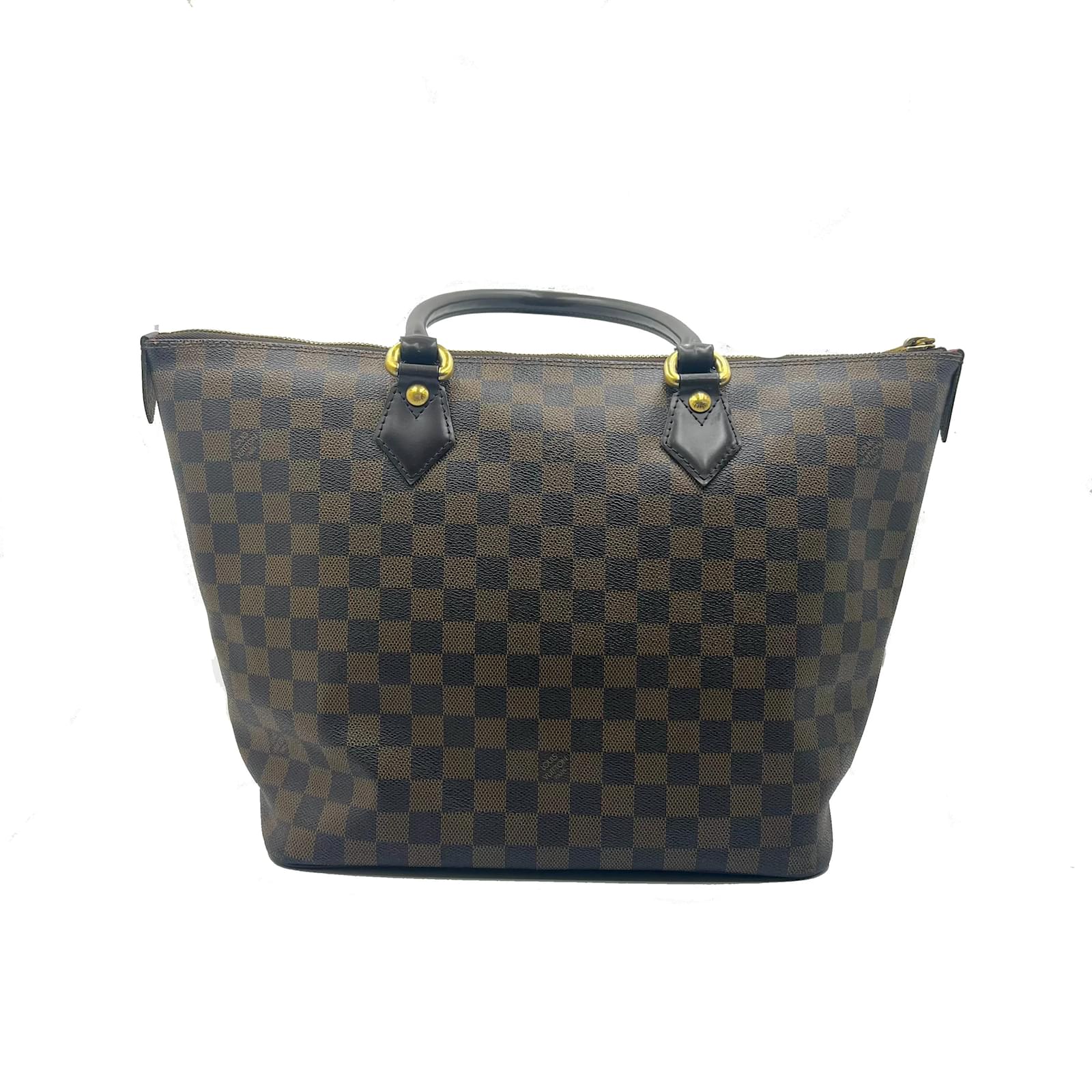 Louis Vuitton Damier Ebene Saleya MM Brown Cloth ref.856565 - Joli Closet
