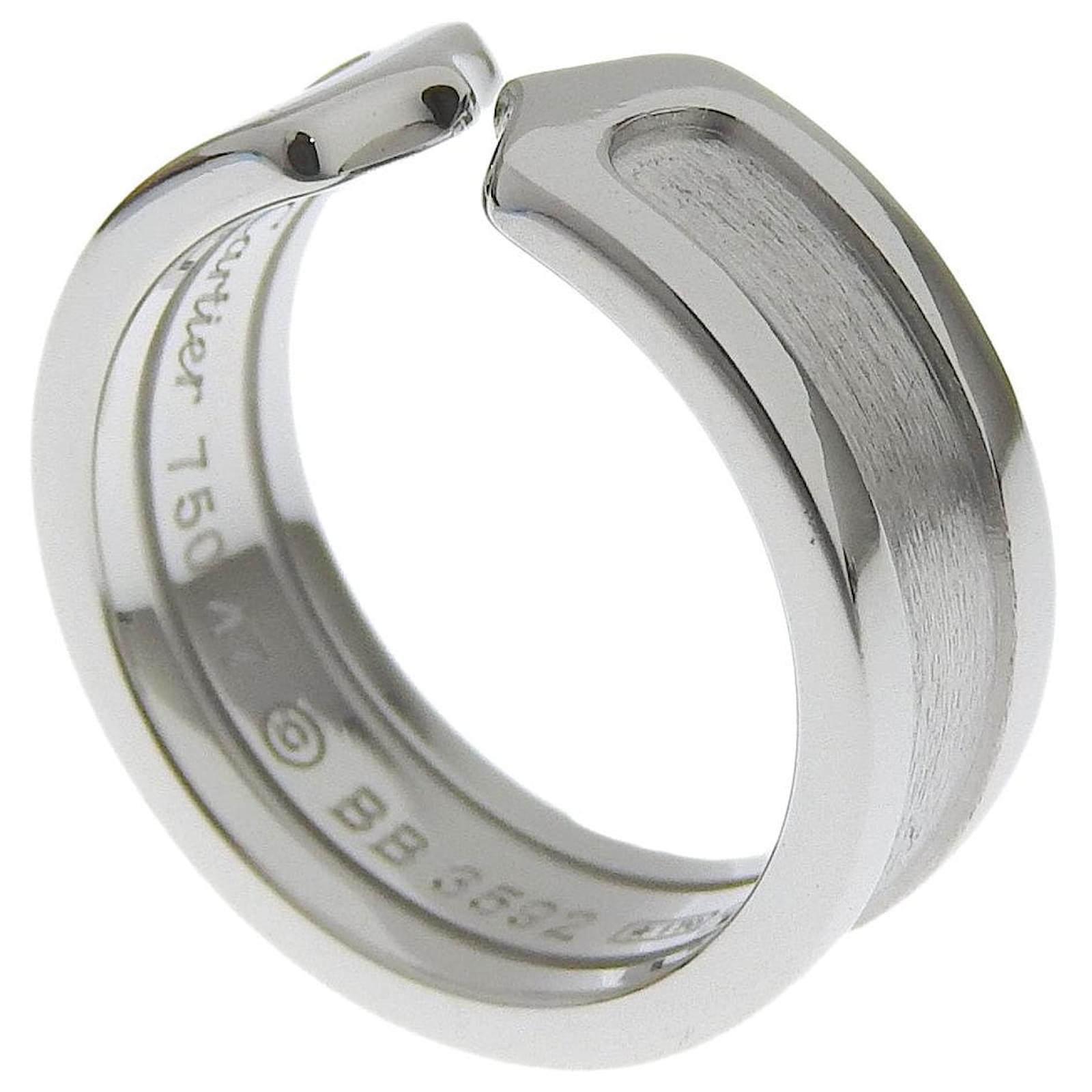 cartier 2C C2 Silvery White gold ref.857040 - Joli Closet