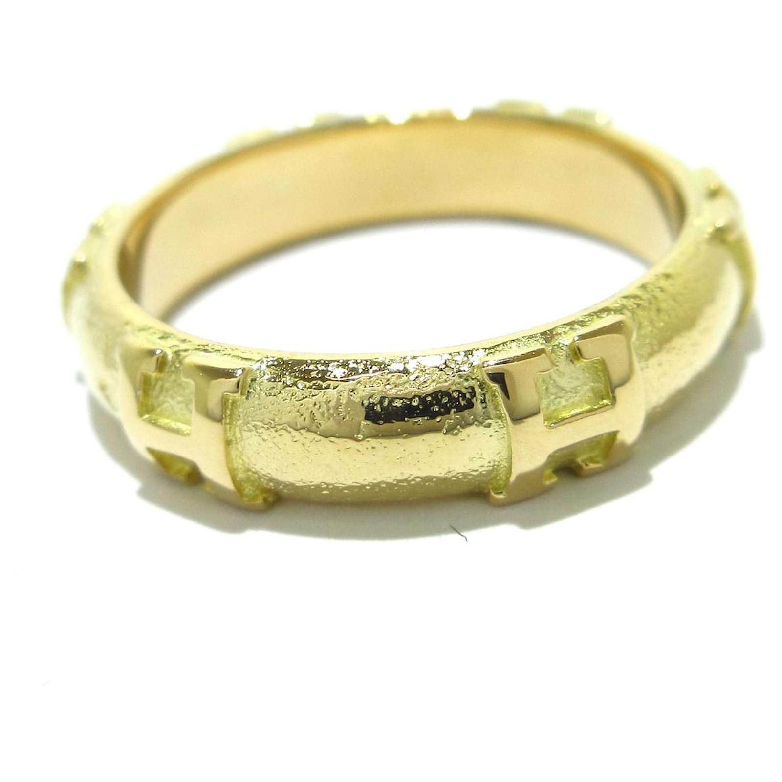 Hermès Hermes H Golden Yellow gold ref.859024 - Joli Closet