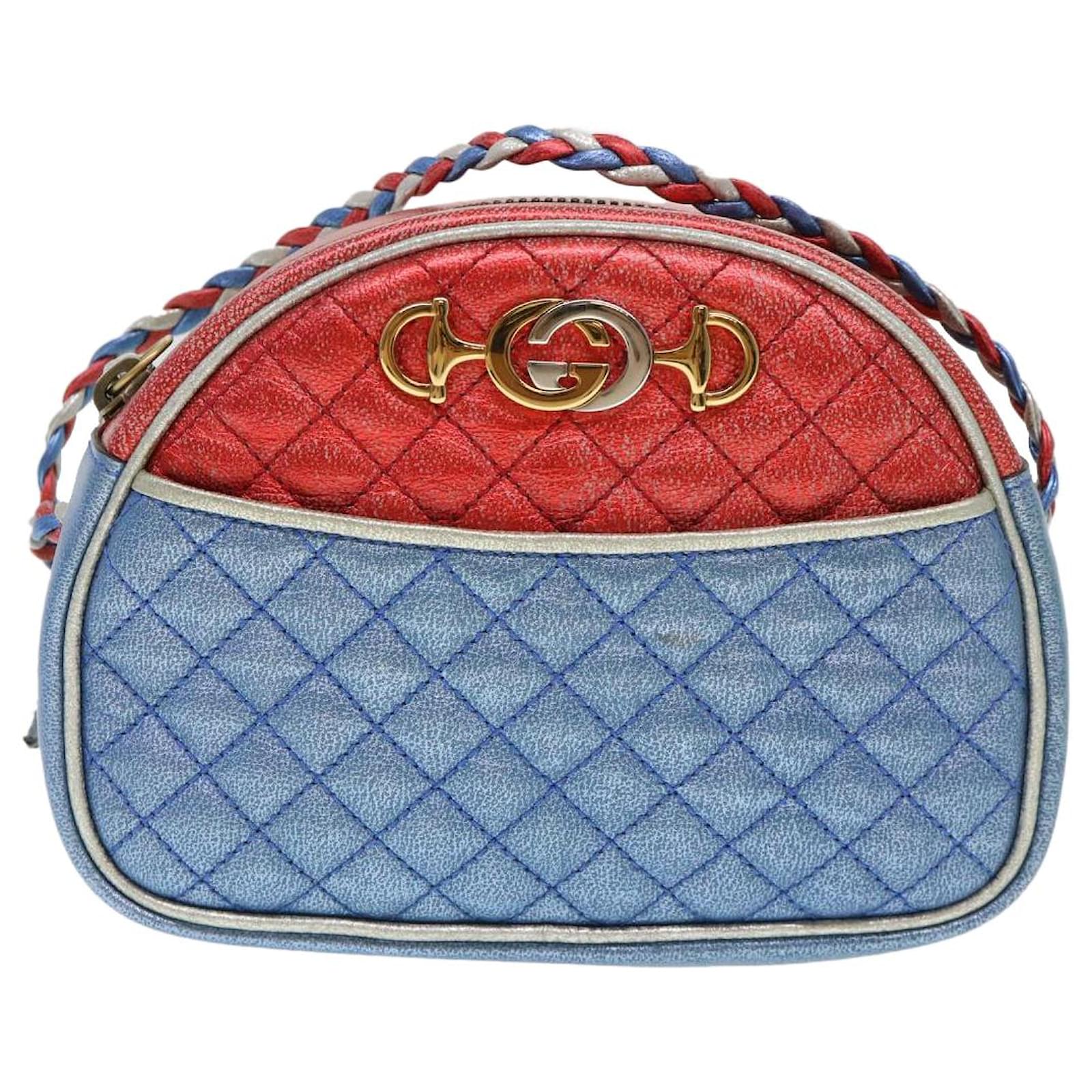 Handbags gucci Blue Leather ref.JC859385 (Sold) - Joli Closet