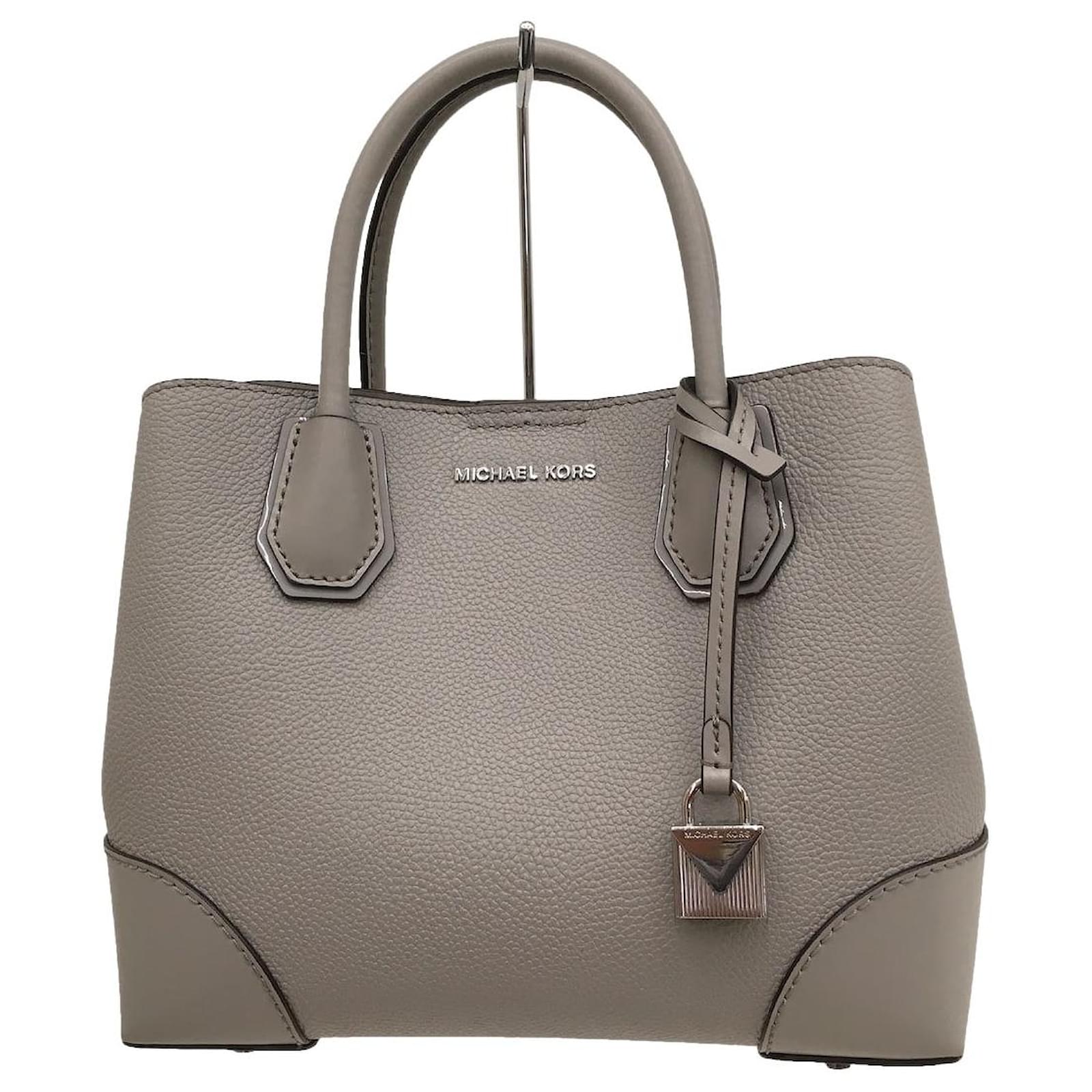 Michael Kors Mercer Grey Leather ref.860604 - Joli Closet