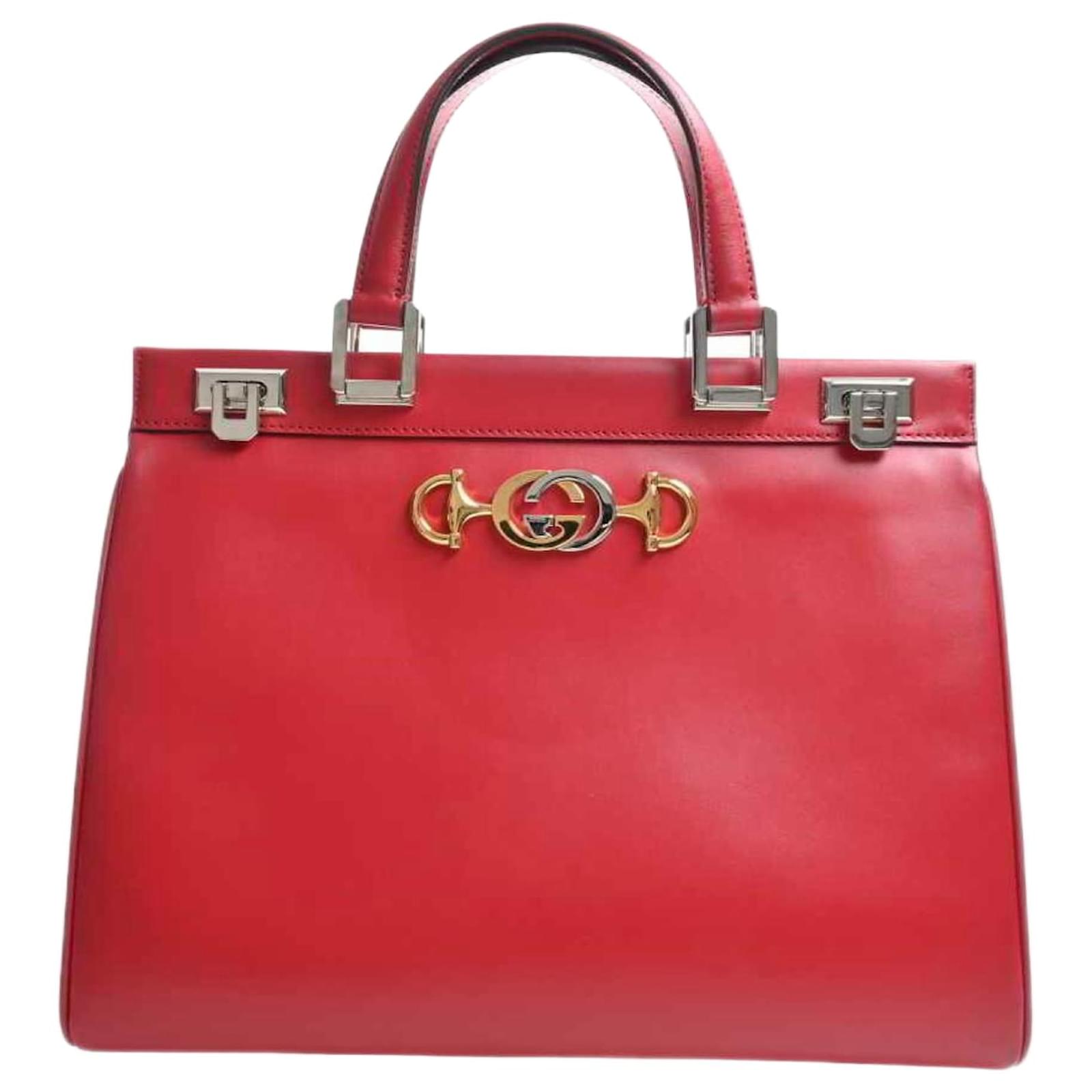 gucci Red Leather ref.863084 - Joli Closet