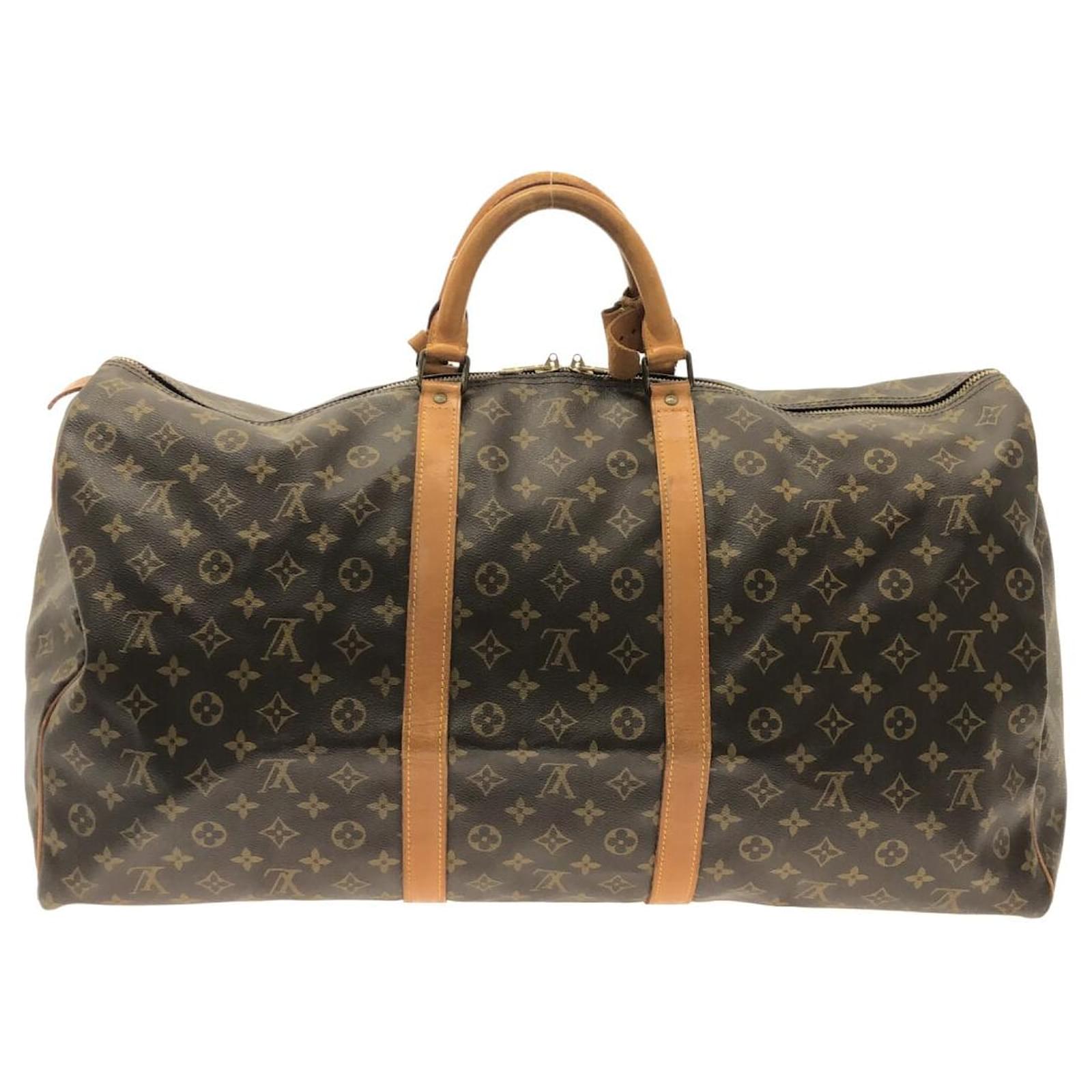 Louis Vuitton Keepall 60 Brown Cloth ref.863656 - Joli Closet
