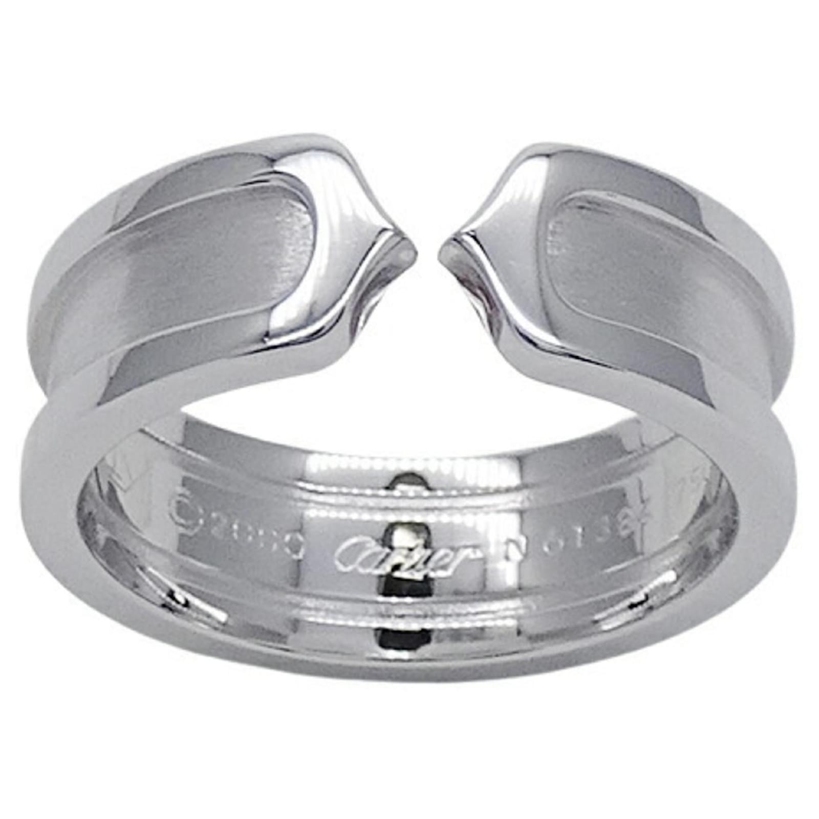 cartier 2C C2 Silvery White gold ref.863817 - Joli Closet