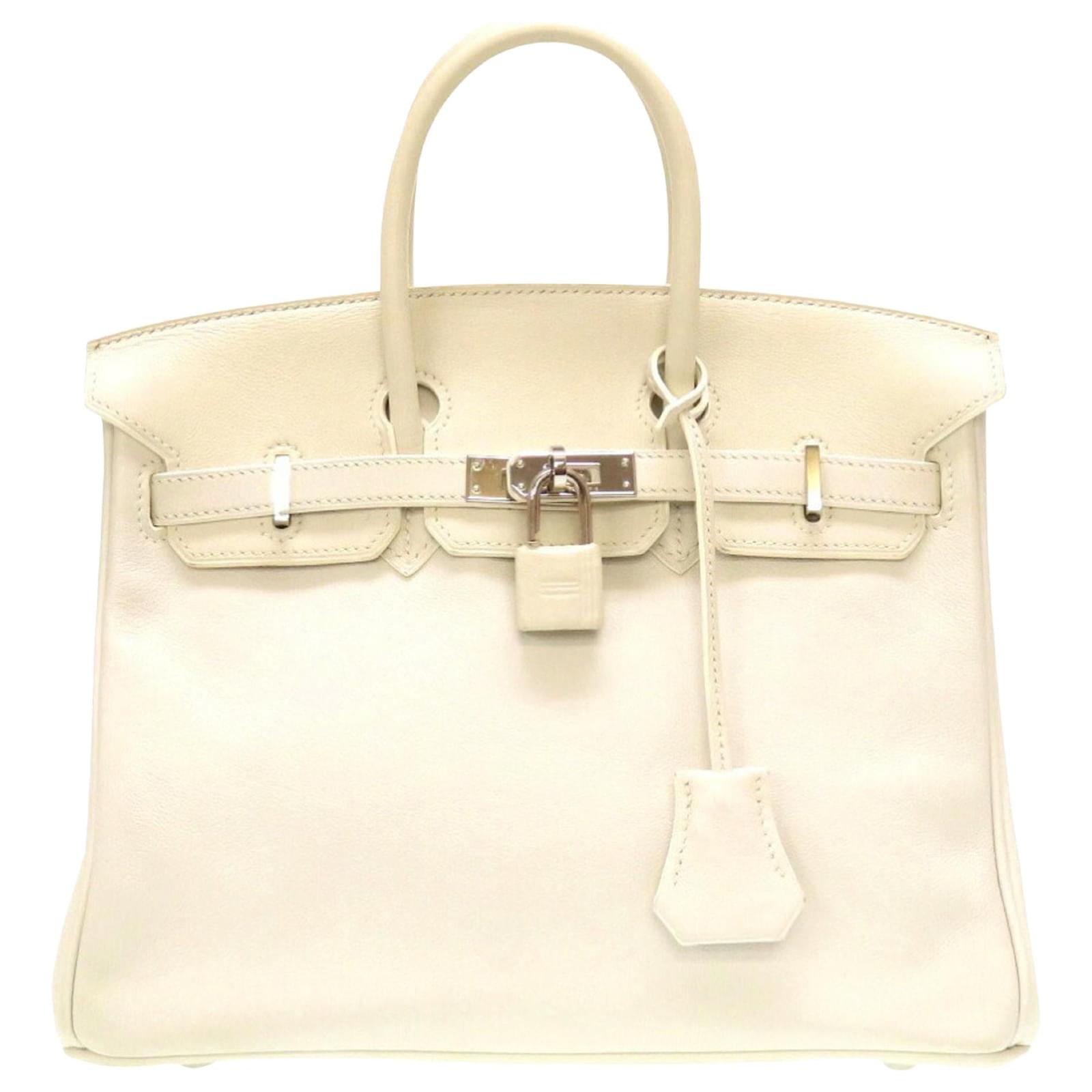 Hermès HERMES BIRKIN 25 White Leather ref.864474 - Joli Closet