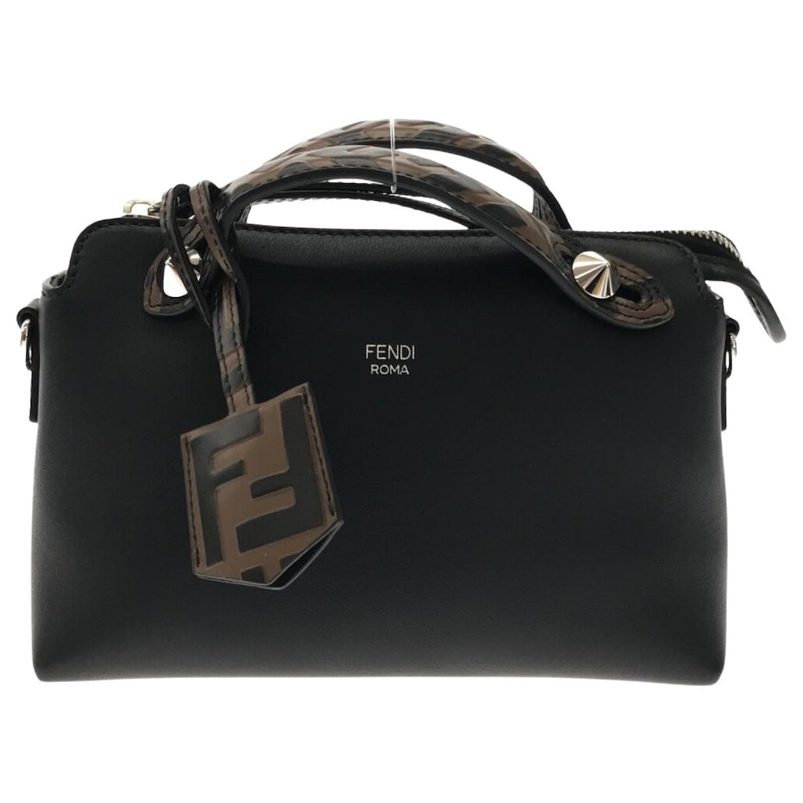 Fendi By The Way Mini Cuir Noir ref.870434 - Joli Closet